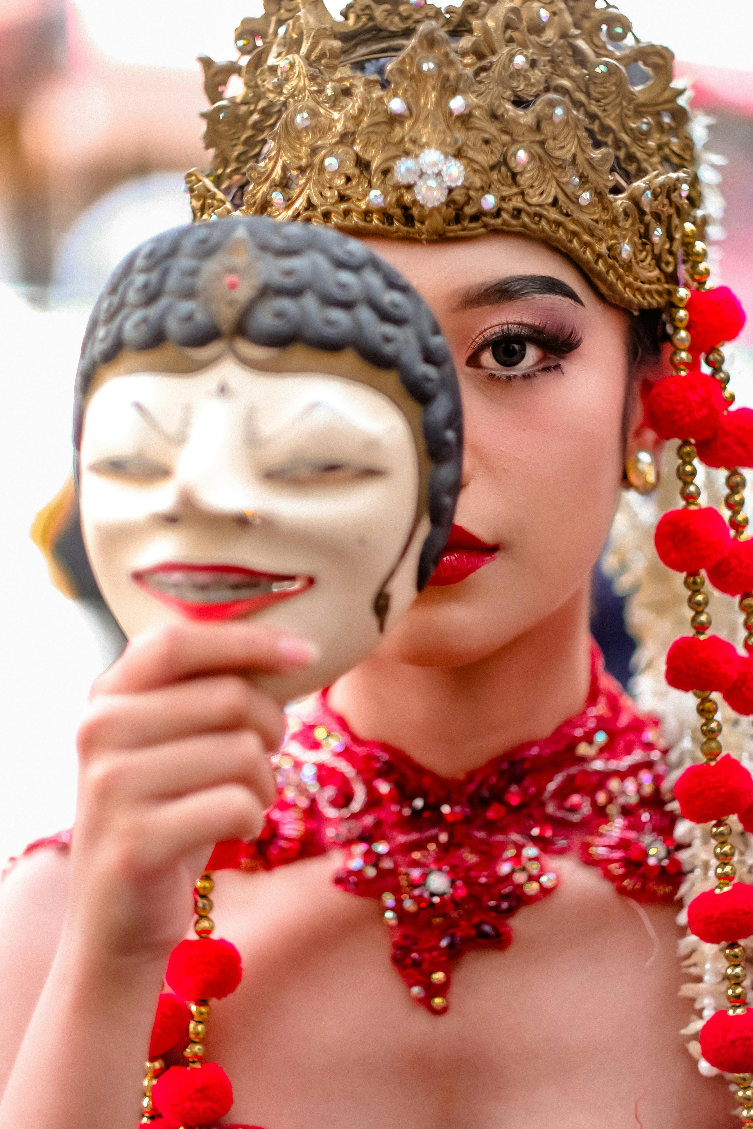 A Group of People in Traditional Javanese Parade in Indonesia · Free ...