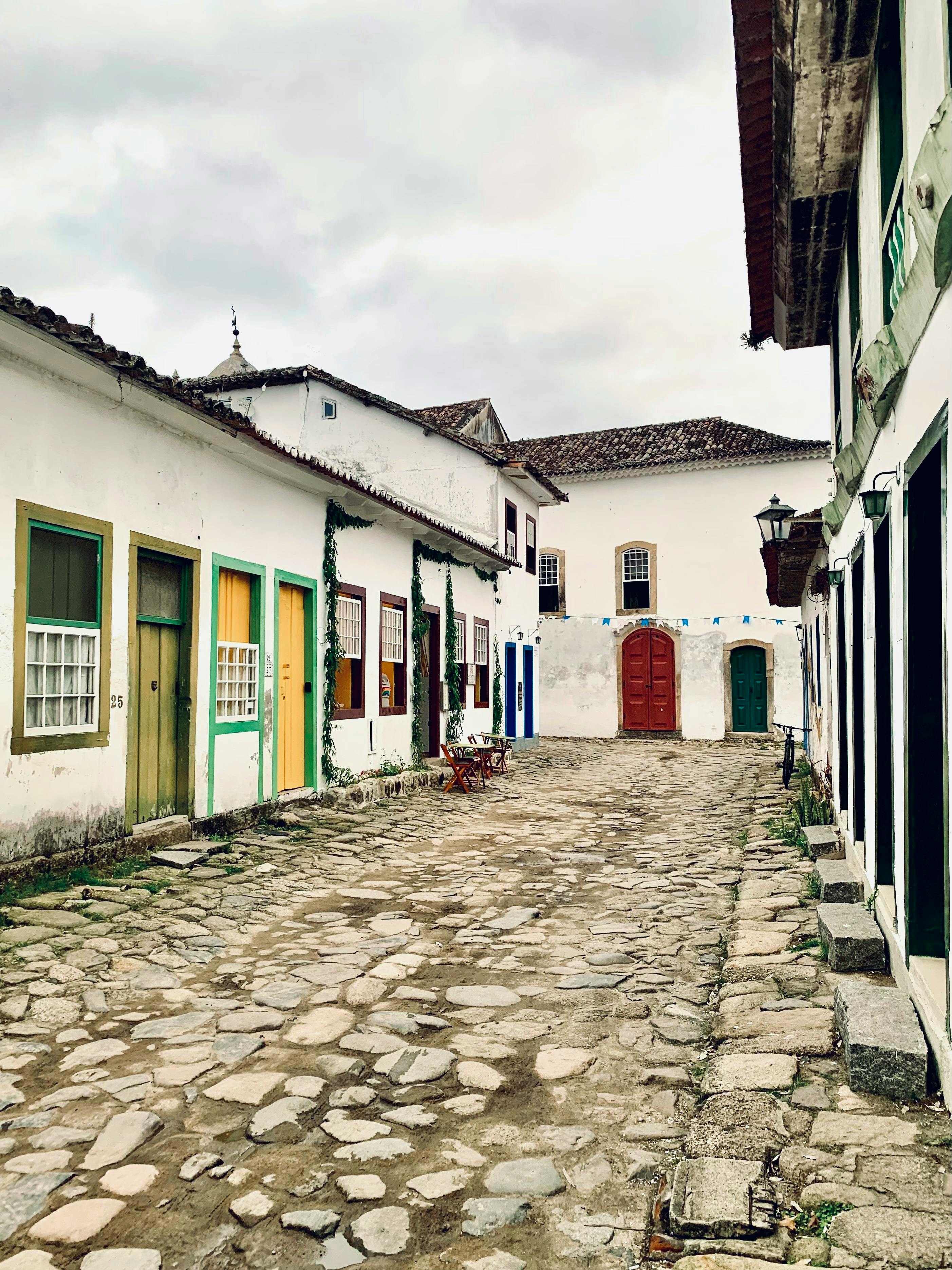 Colorful Historic Street in Paraty, Brazil · Free Stock Photo