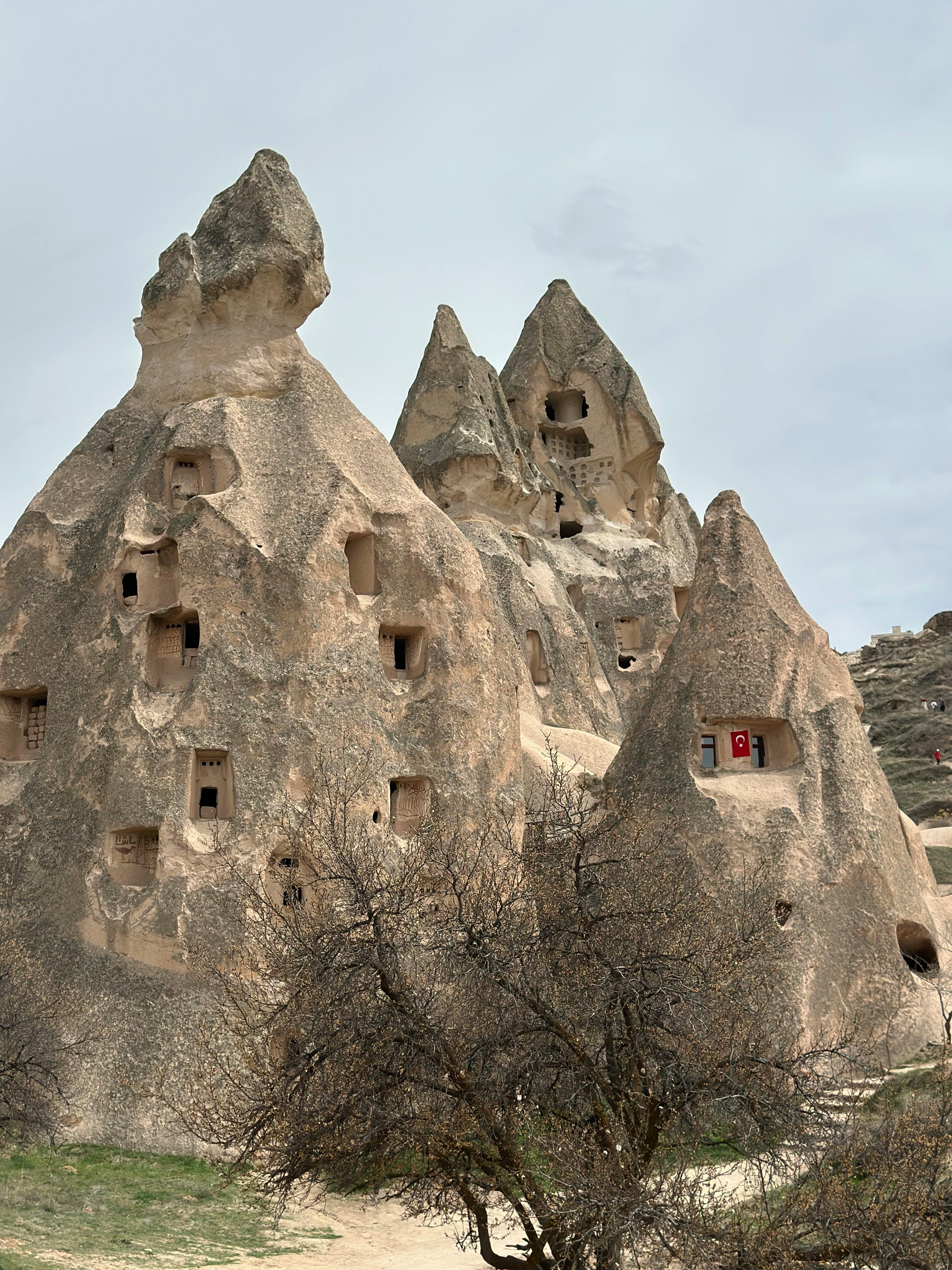 Ancient Fairy Chimneys in Cappadocia Landscape · Free Stock Photo