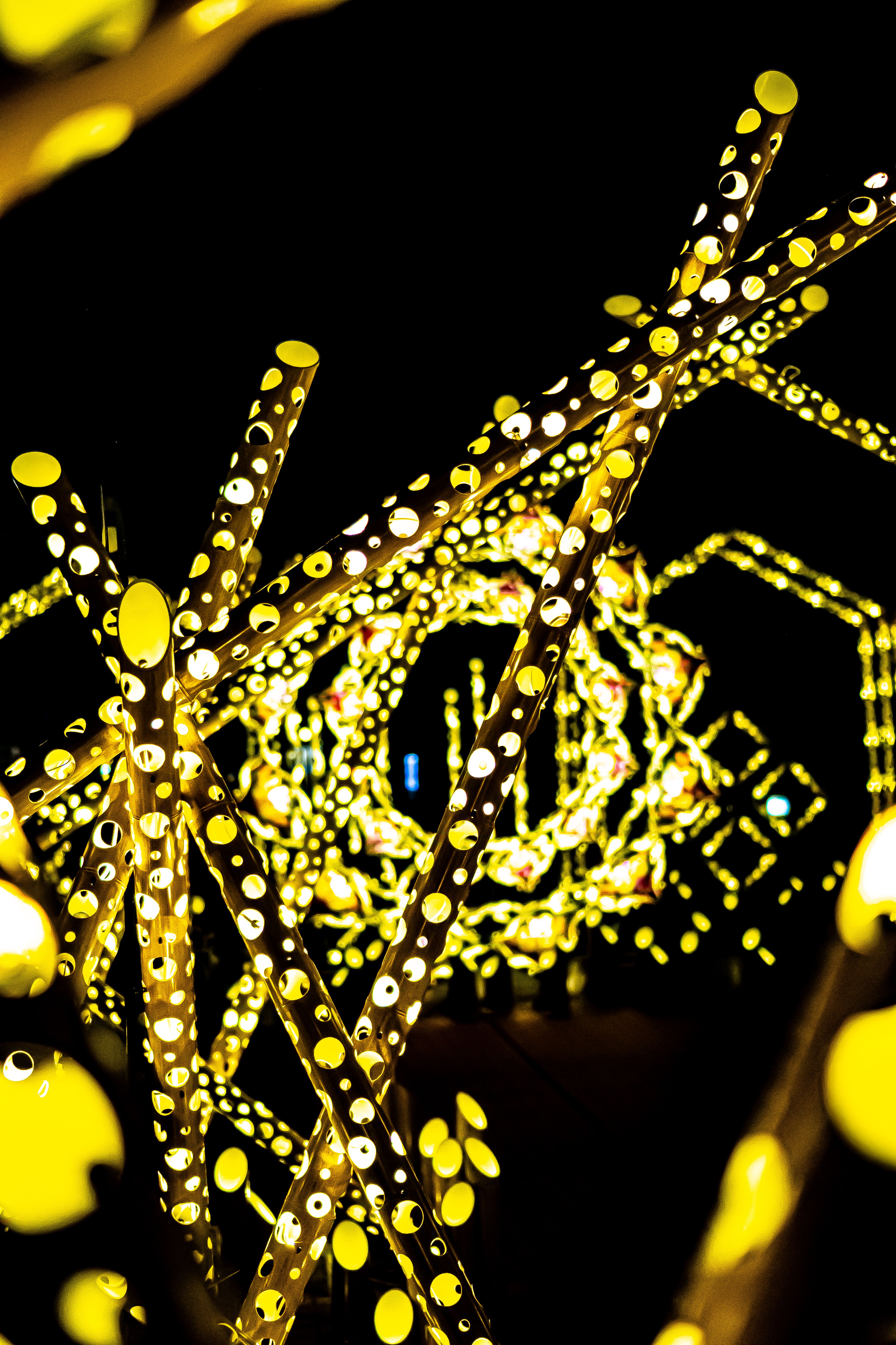Bright Abstract Light Installation in Tokyo · Free Stock Photo