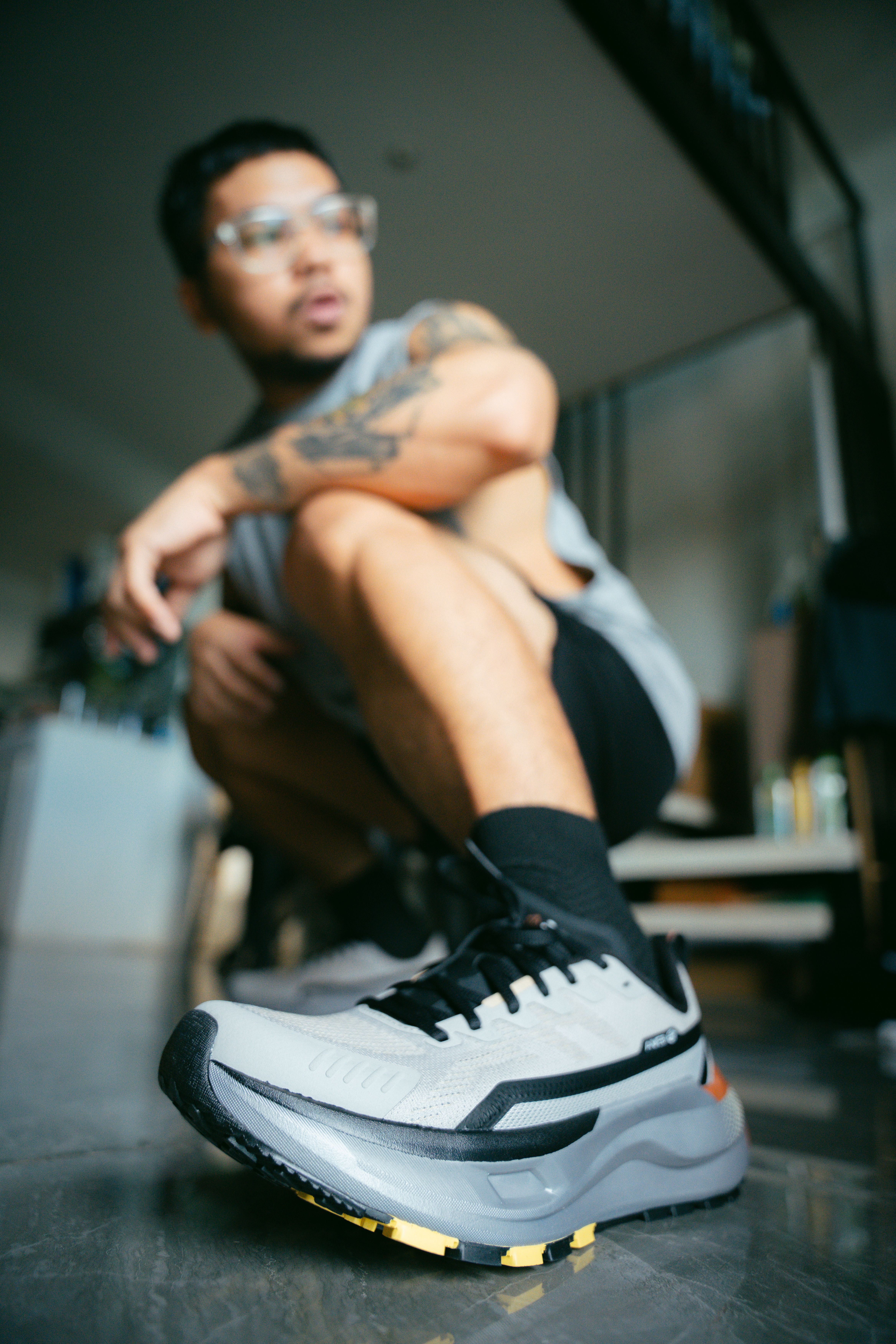 Modern Athletic Shoe in Indoor Urban Setting · Free Stock Photo