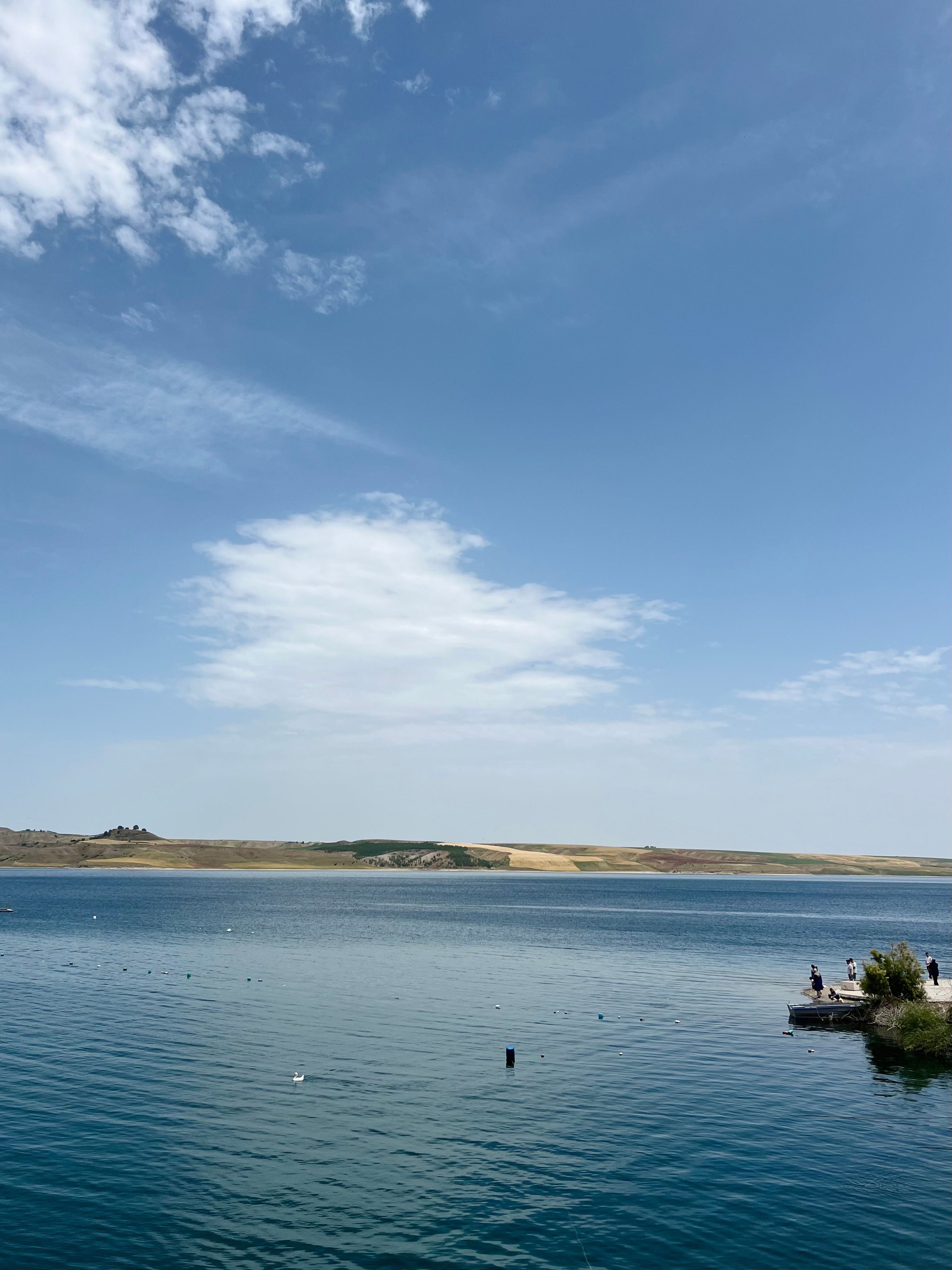 Tranquil Blue Waters Under Clear Sky in Adıyaman · Free Stock Photo