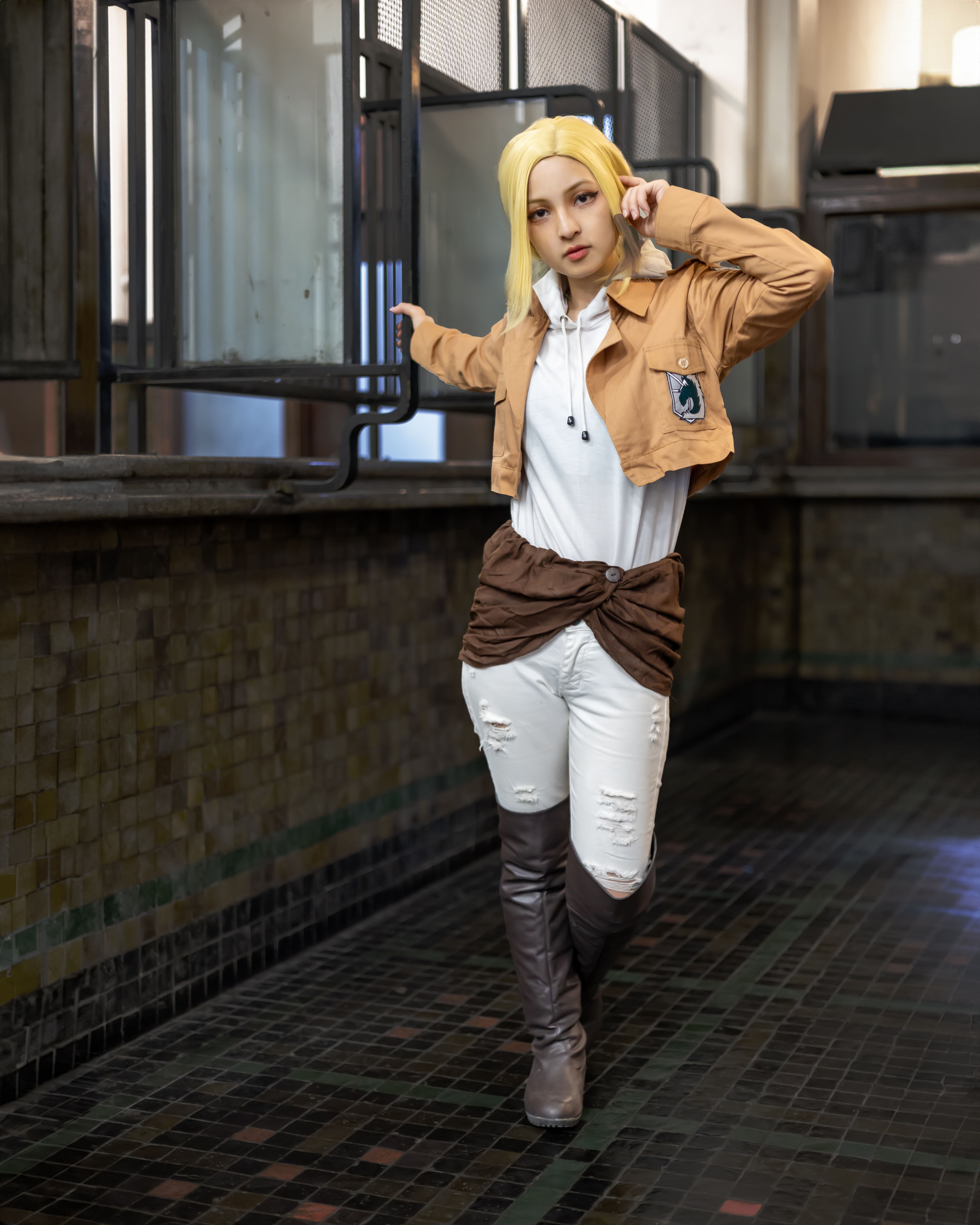 Cosplay Character in Urban Setting · Free Stock Photo