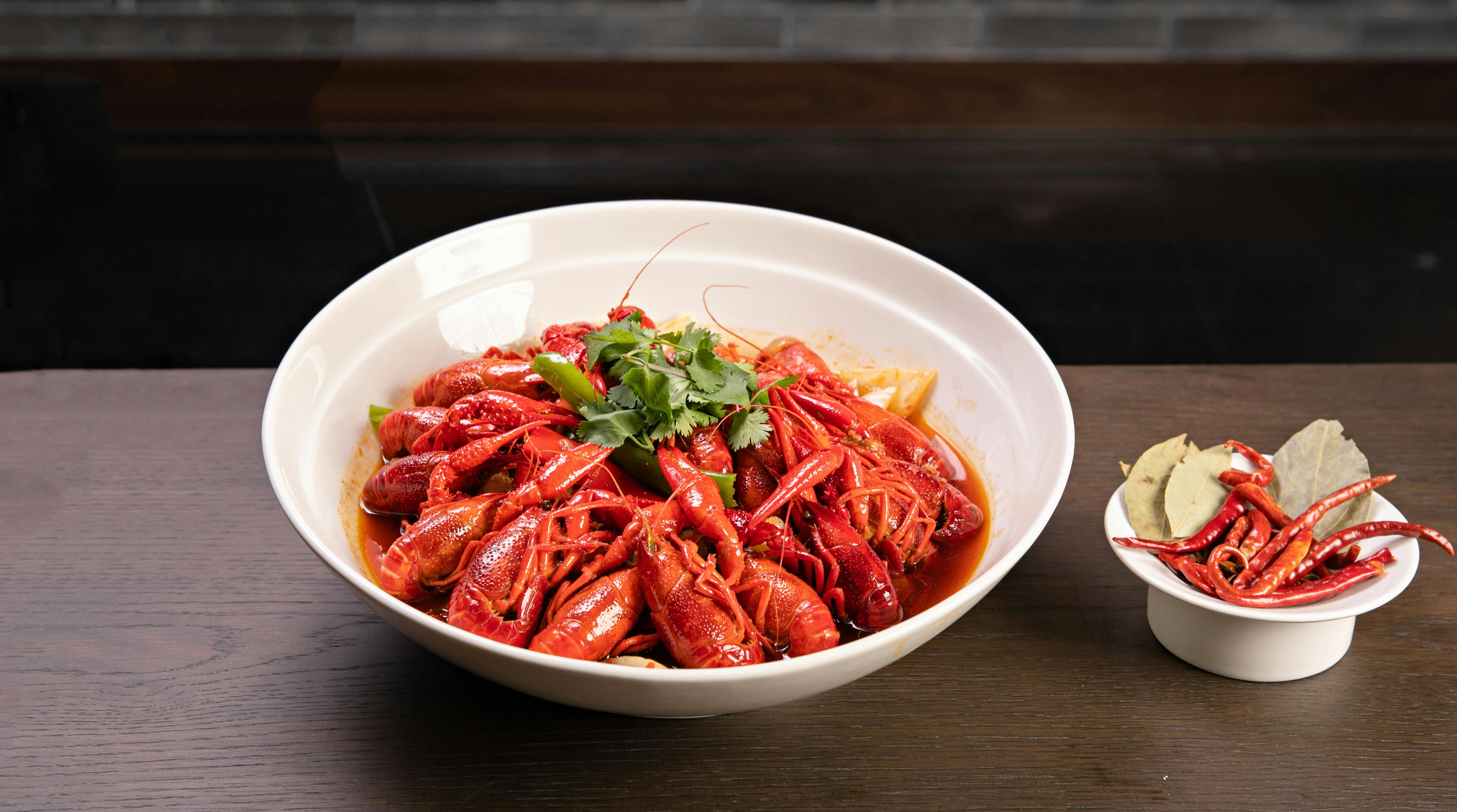 Delicious Spicy Boiled Crawfish Dish · Free Stock Photo