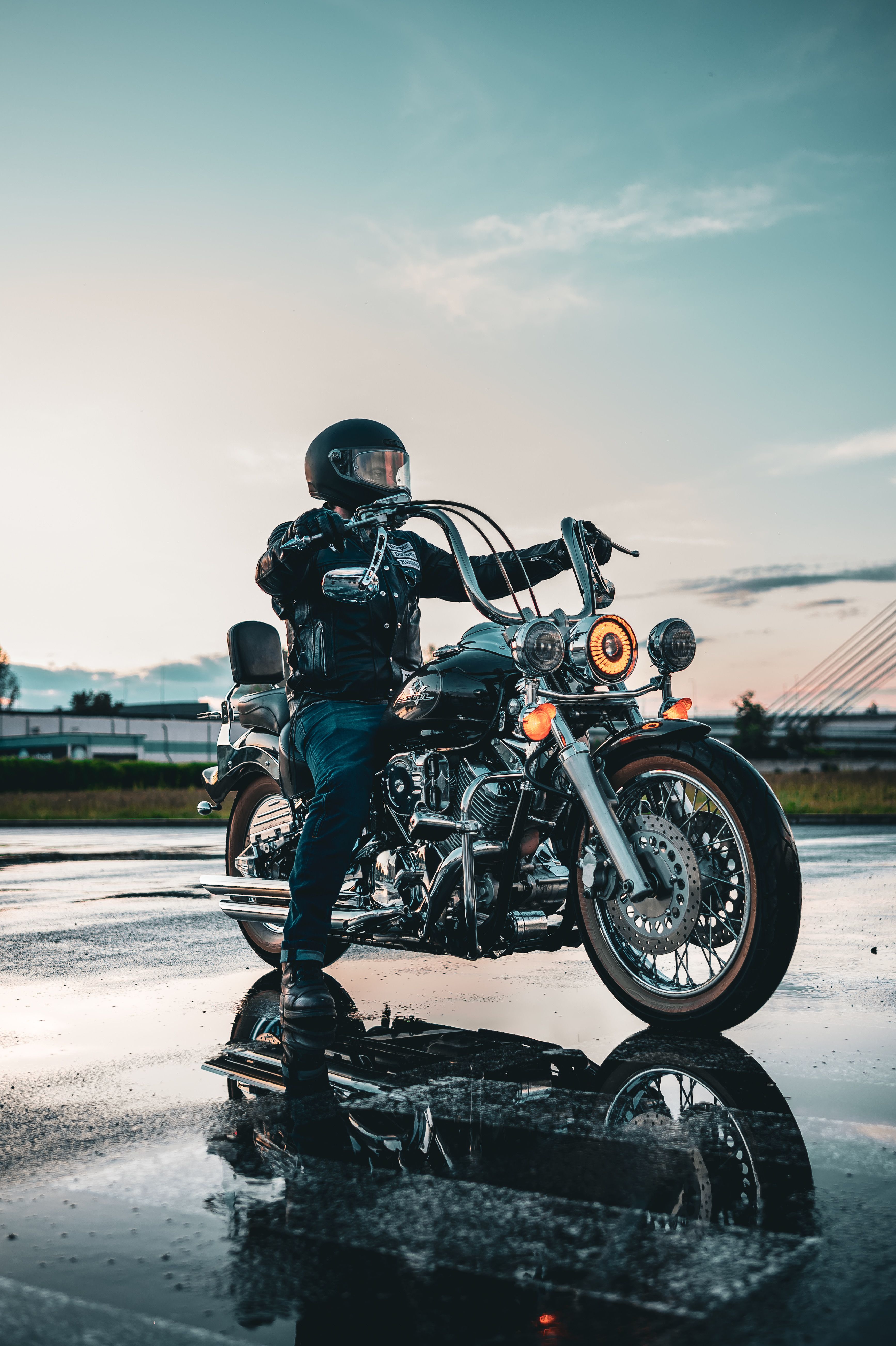 Group of Motorcycle Riders on the Highway · Free Stock Photo