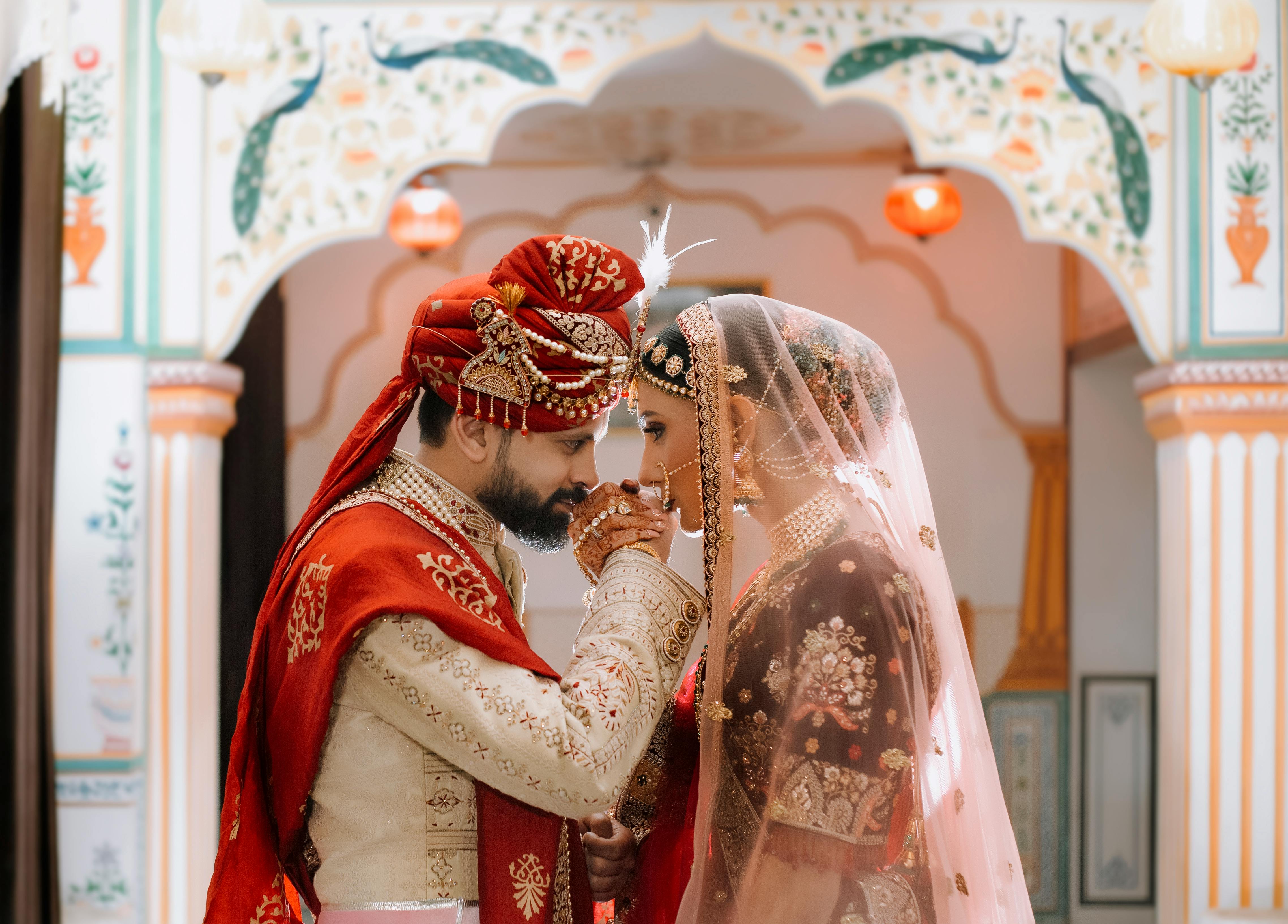Belle Cérémonie De Mariage Indienne à Jaipur · Photo gratuite