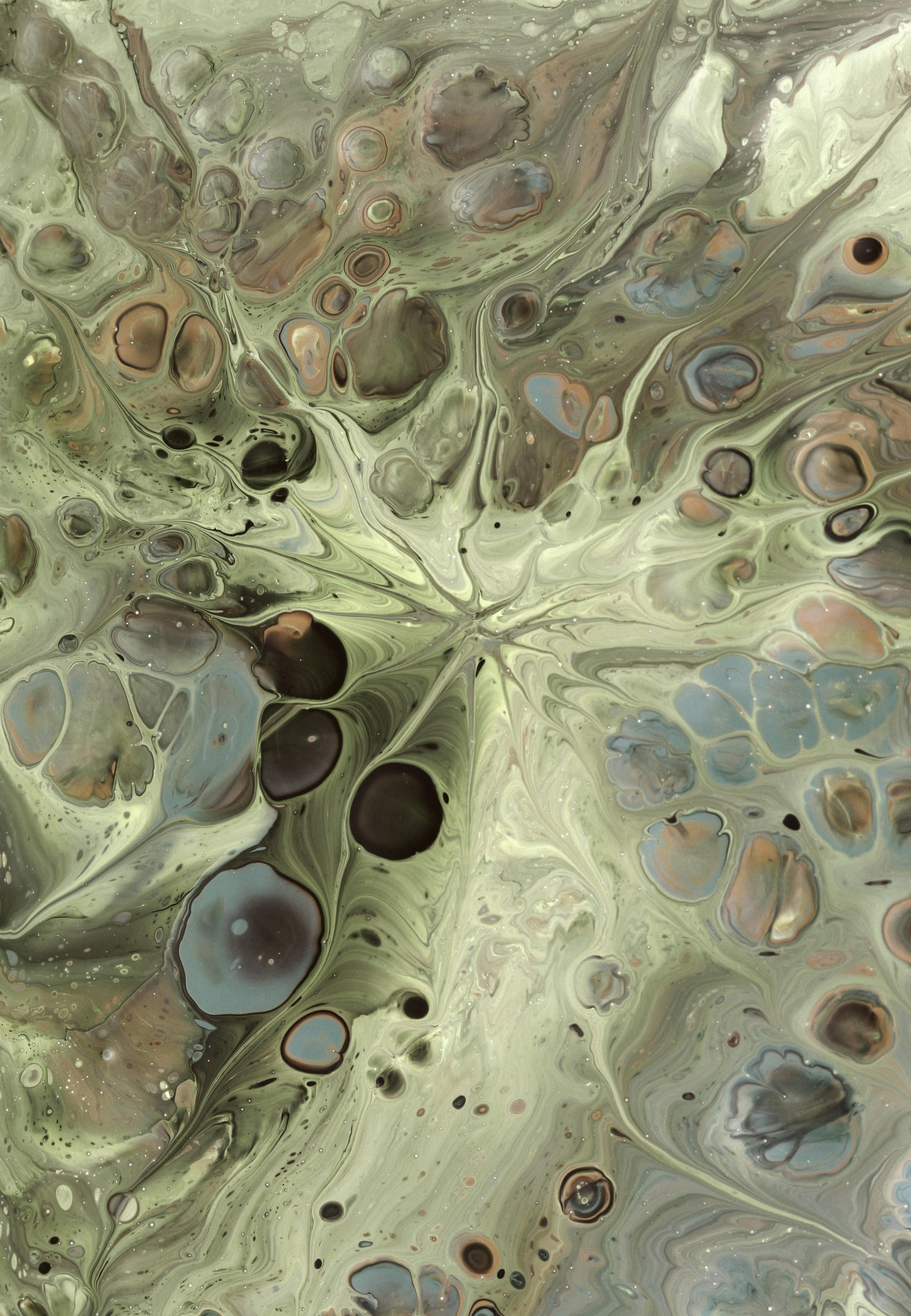 Abstract Fluid Art Design with Earthy Tones · Free Stock Photo