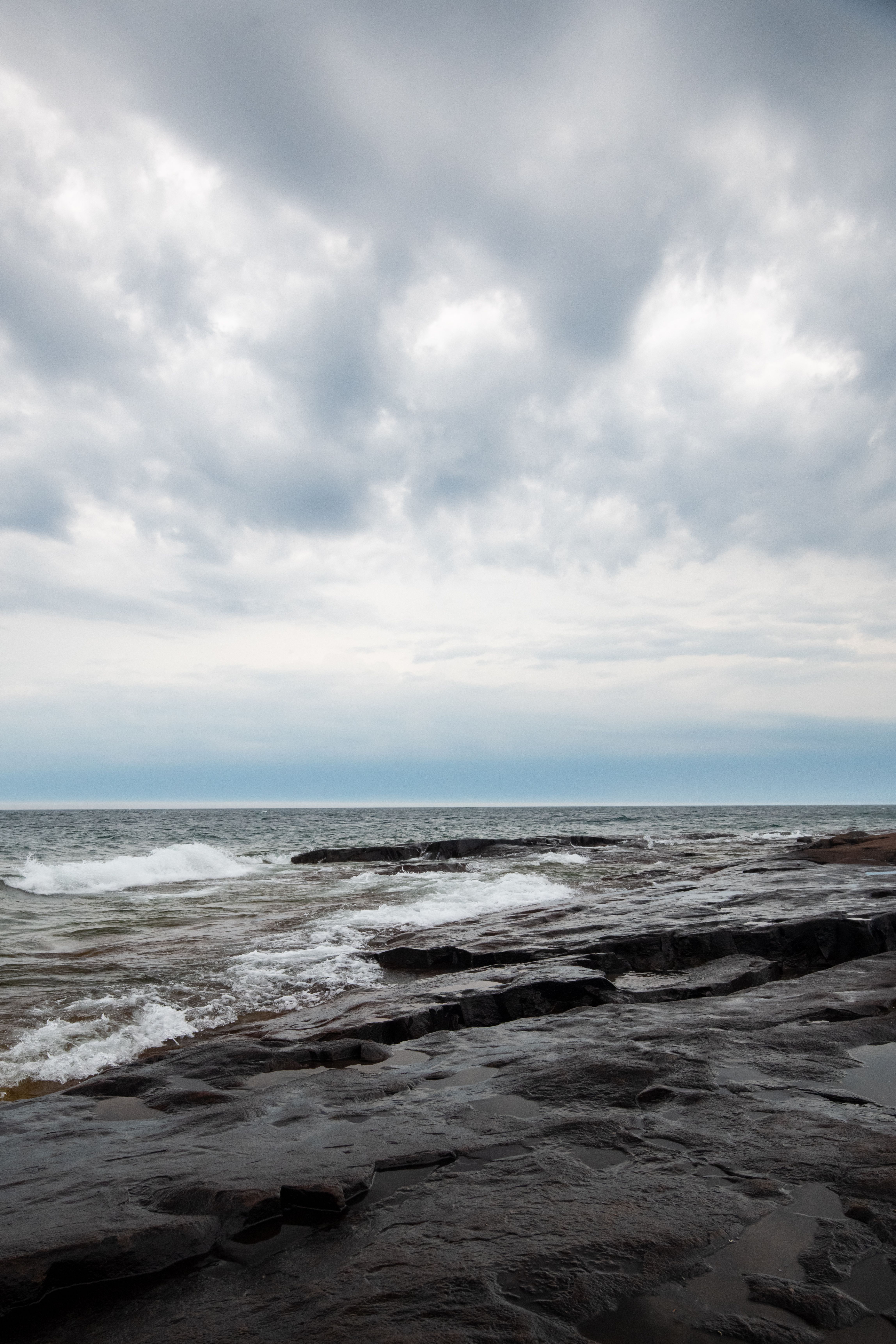 Dramatic Sky over Minnesota Lakeshore Scene · Free Stock Photo