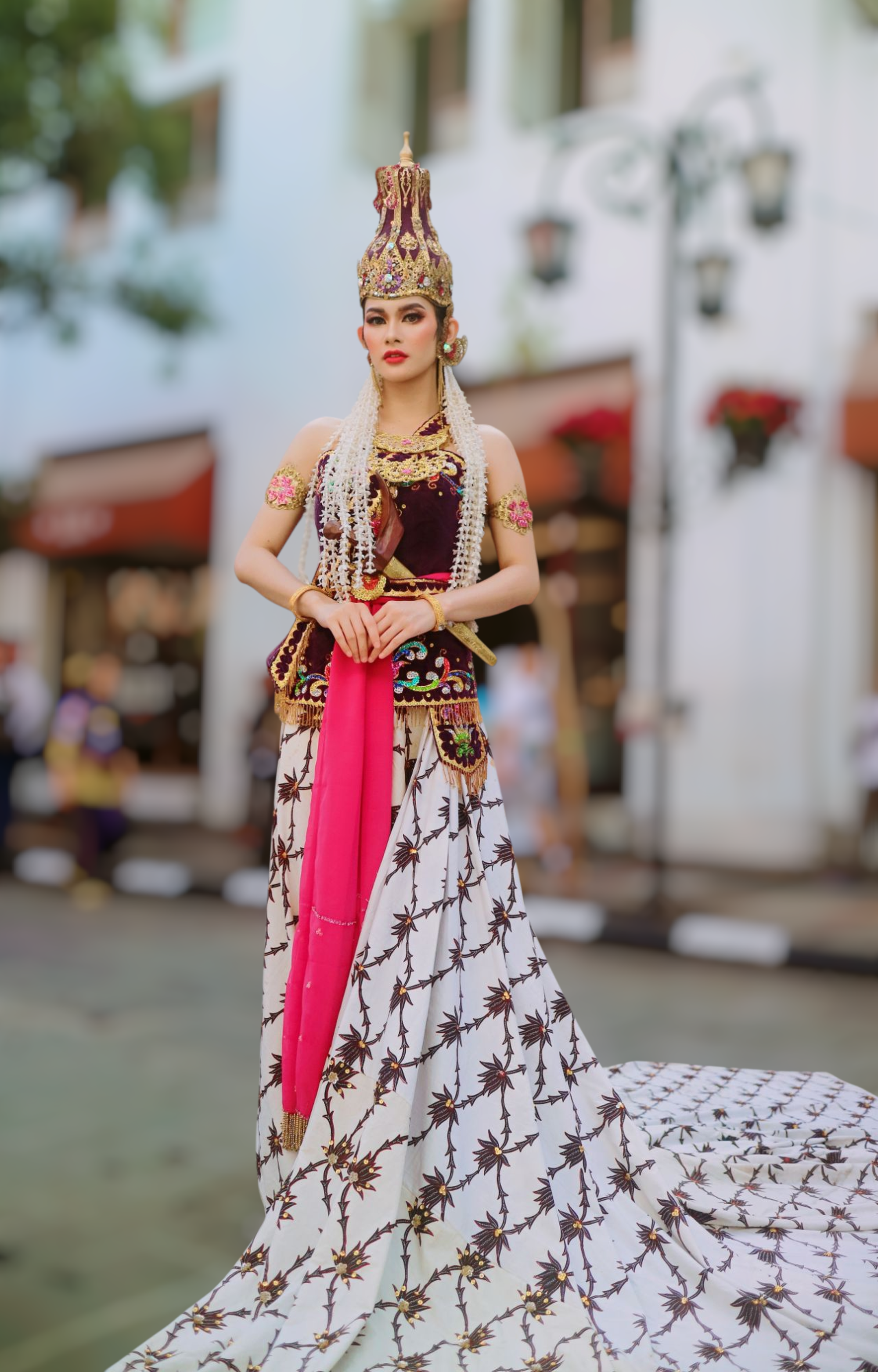 Traditional Cultural Dress Portrait on Street · Free Stock Photo