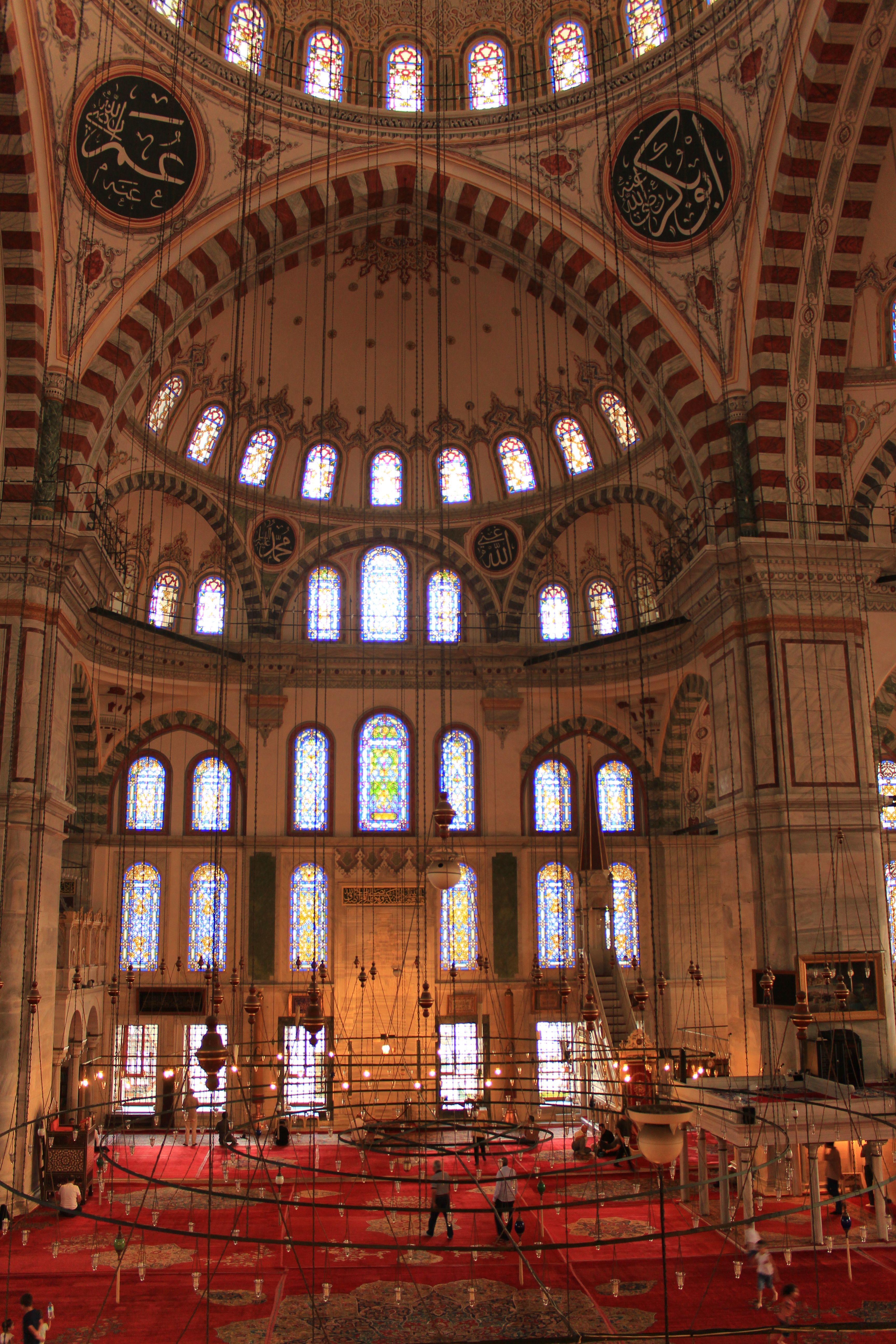 Majestic Interior of Historic Mosque in Istanbul · Free Stock Photo