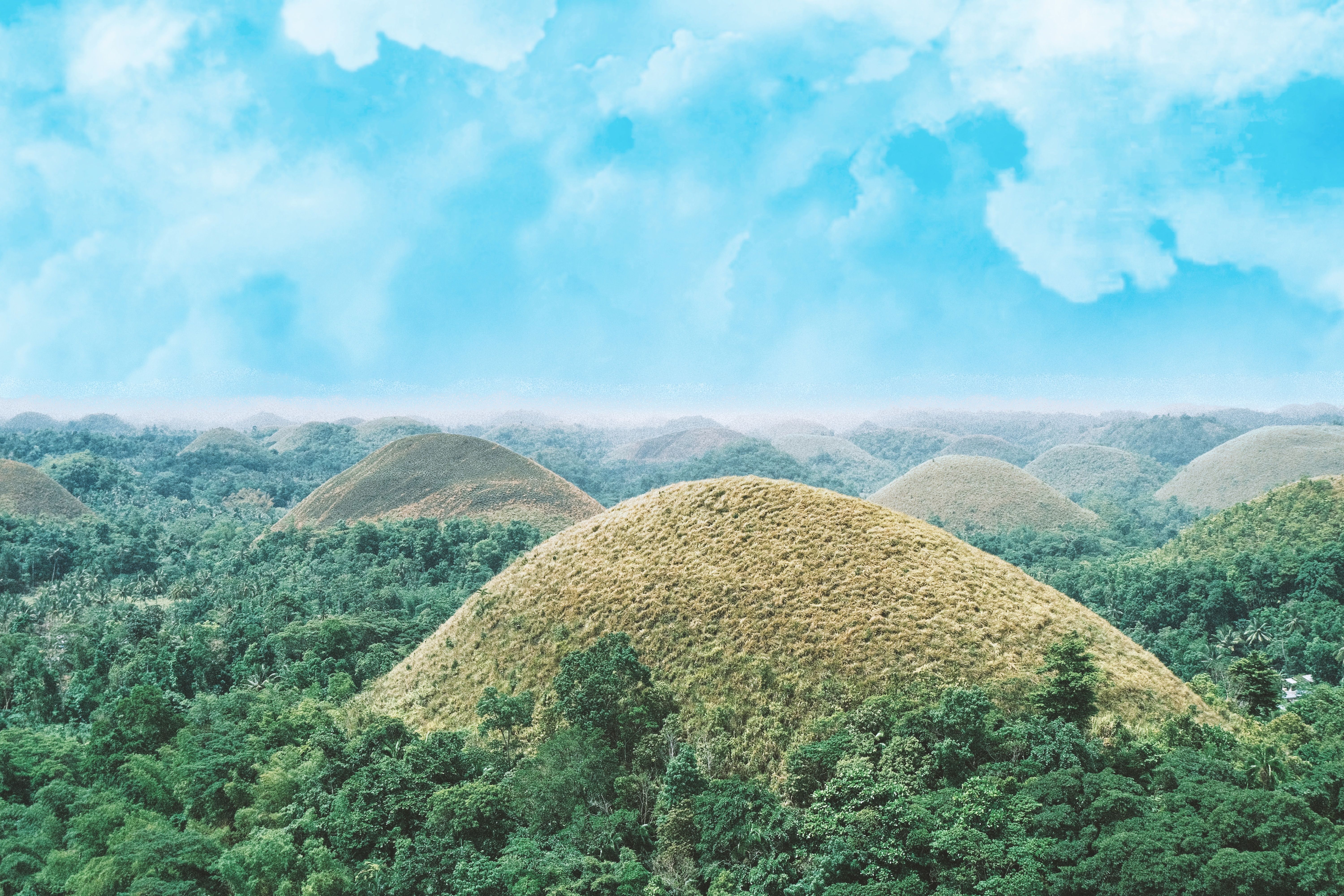 Captivating View of Chocolate Hills in Bohol · Free Stock Photo