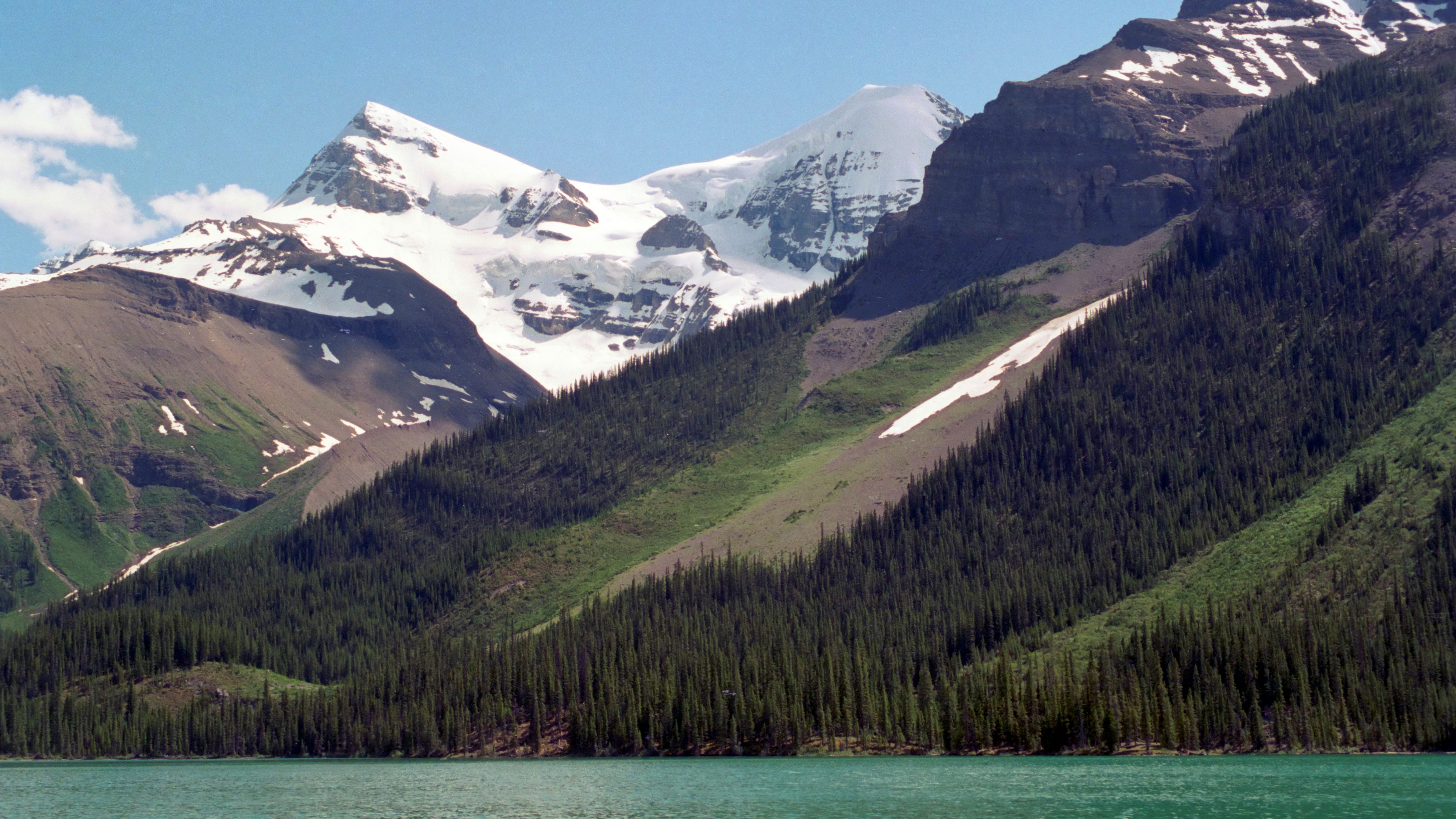 Scenic View of Snow-Capped Rocky Mountains in Jasper · Free Stock Photo