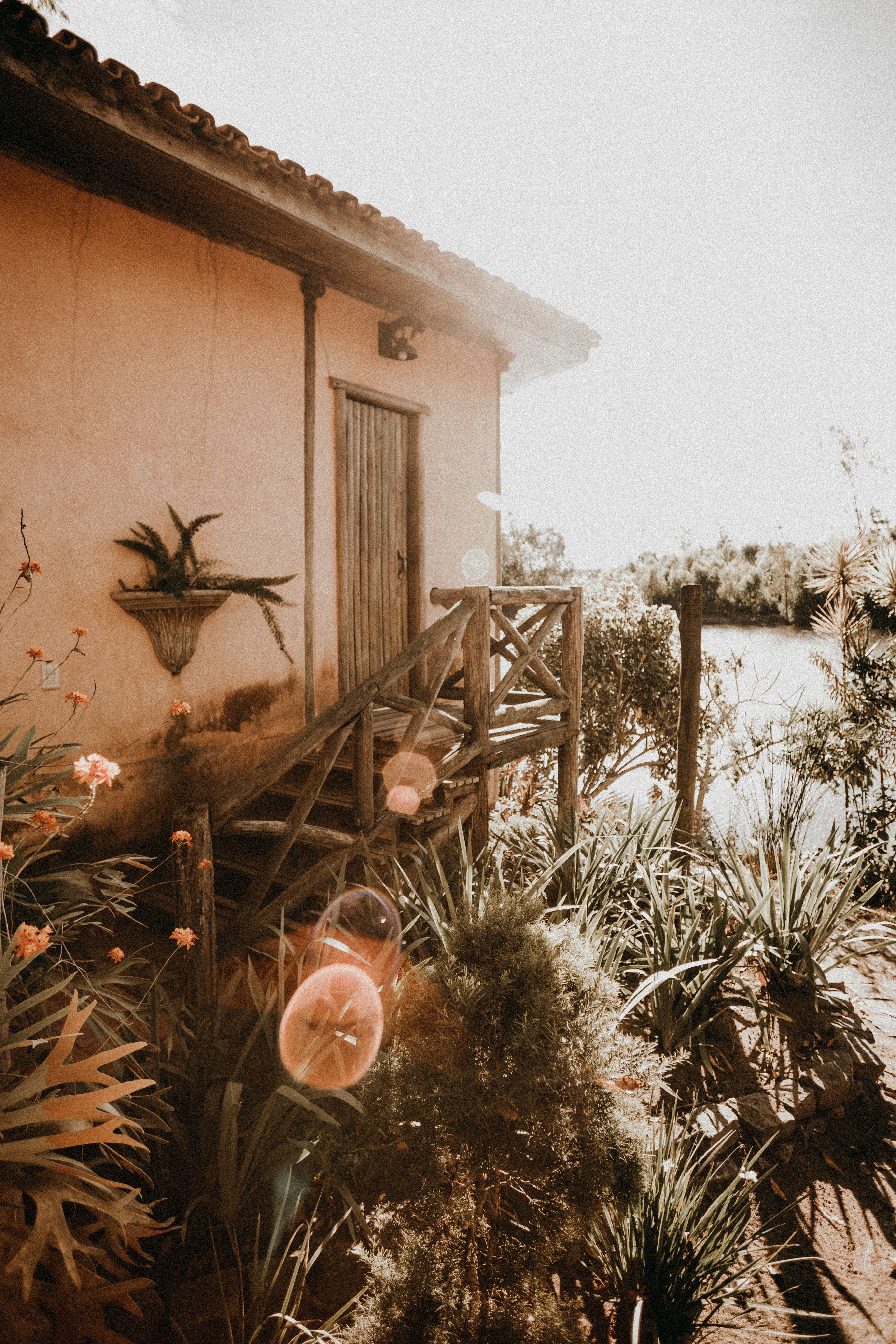 Photo Of Stairs Beside House · Free Stock Photo