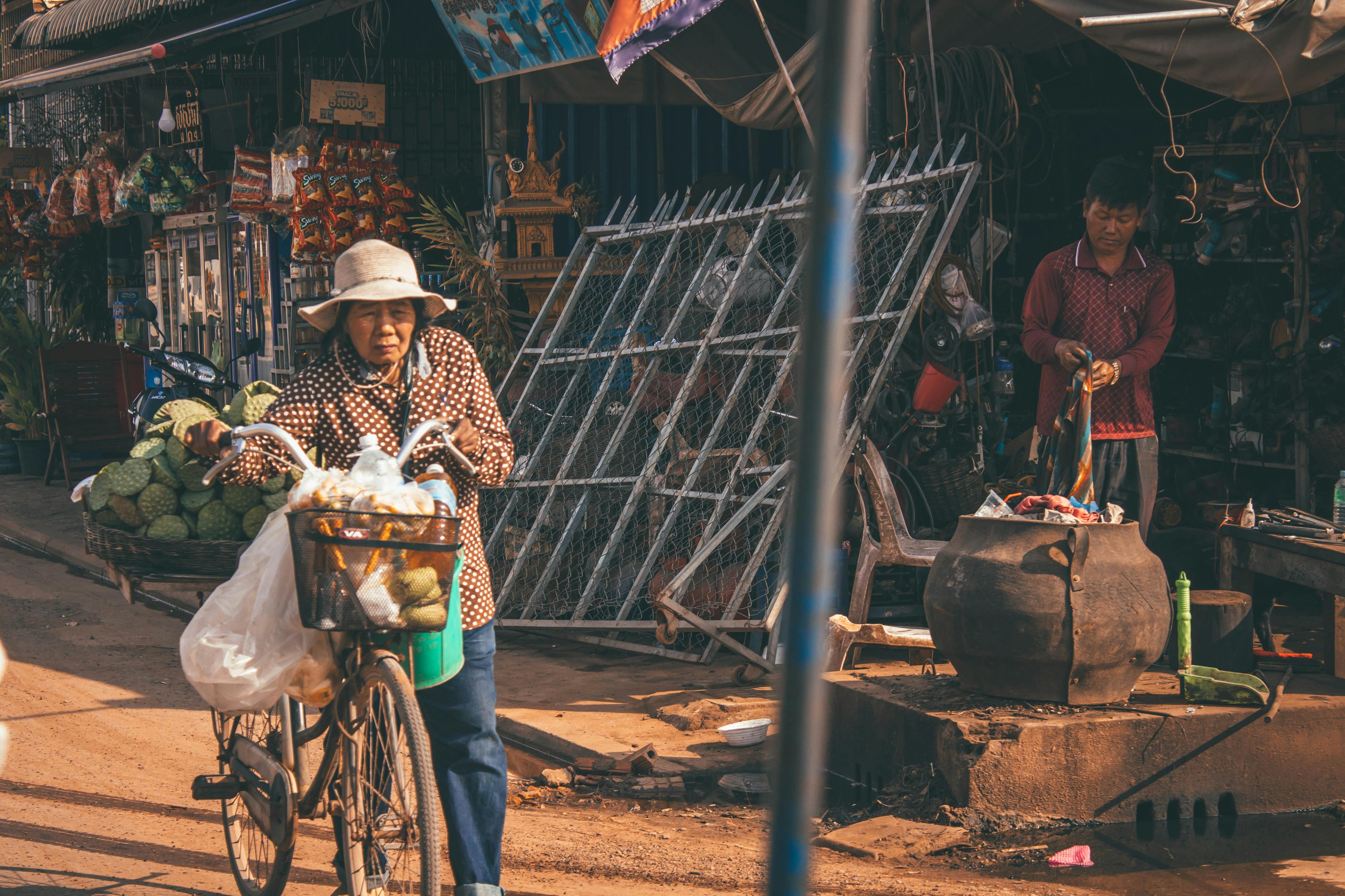 Group of People Beside Street · Free Stock Photo