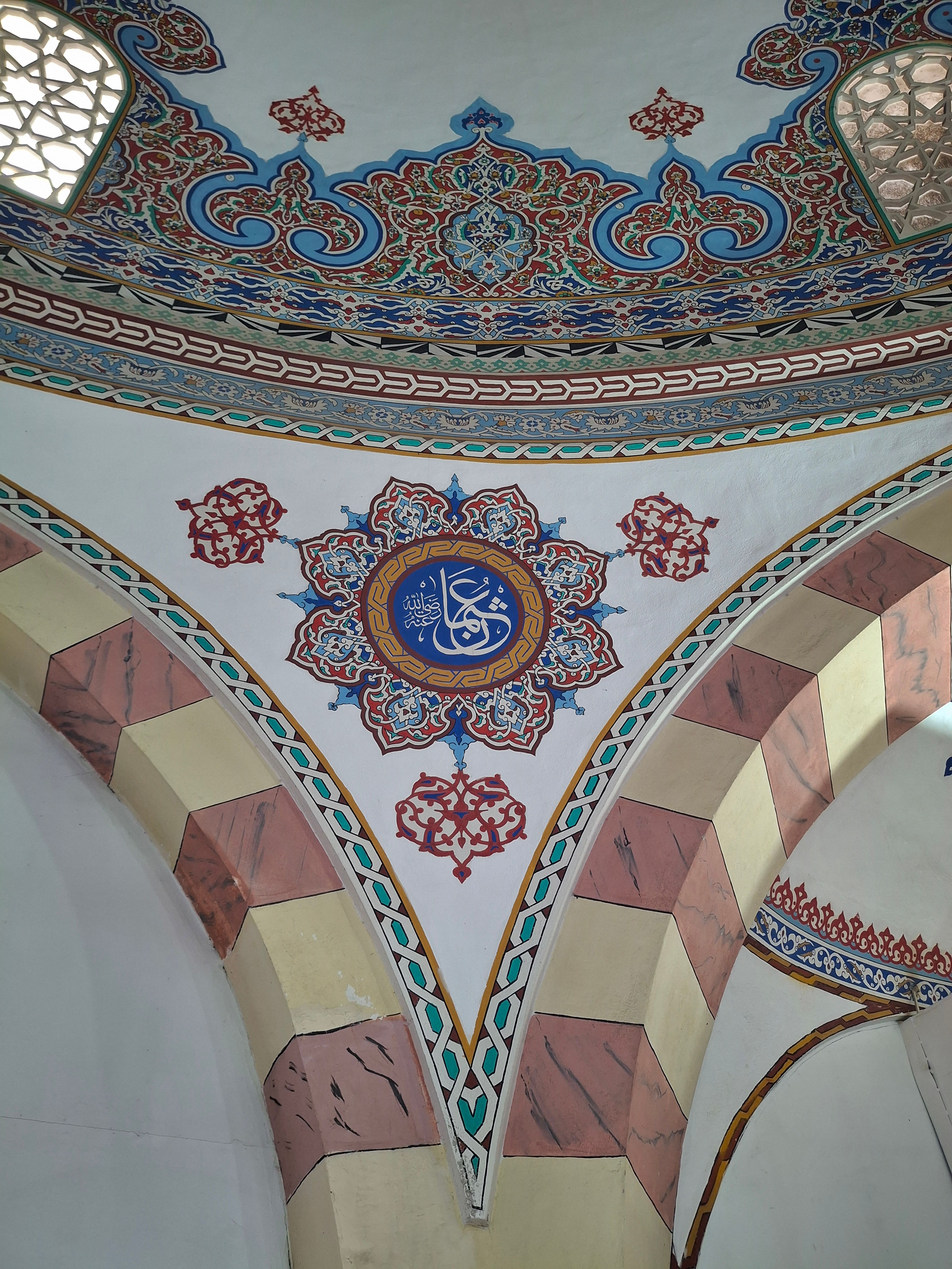 Intricate Mosque Interior Art in Kırşehir · Free Stock Photo