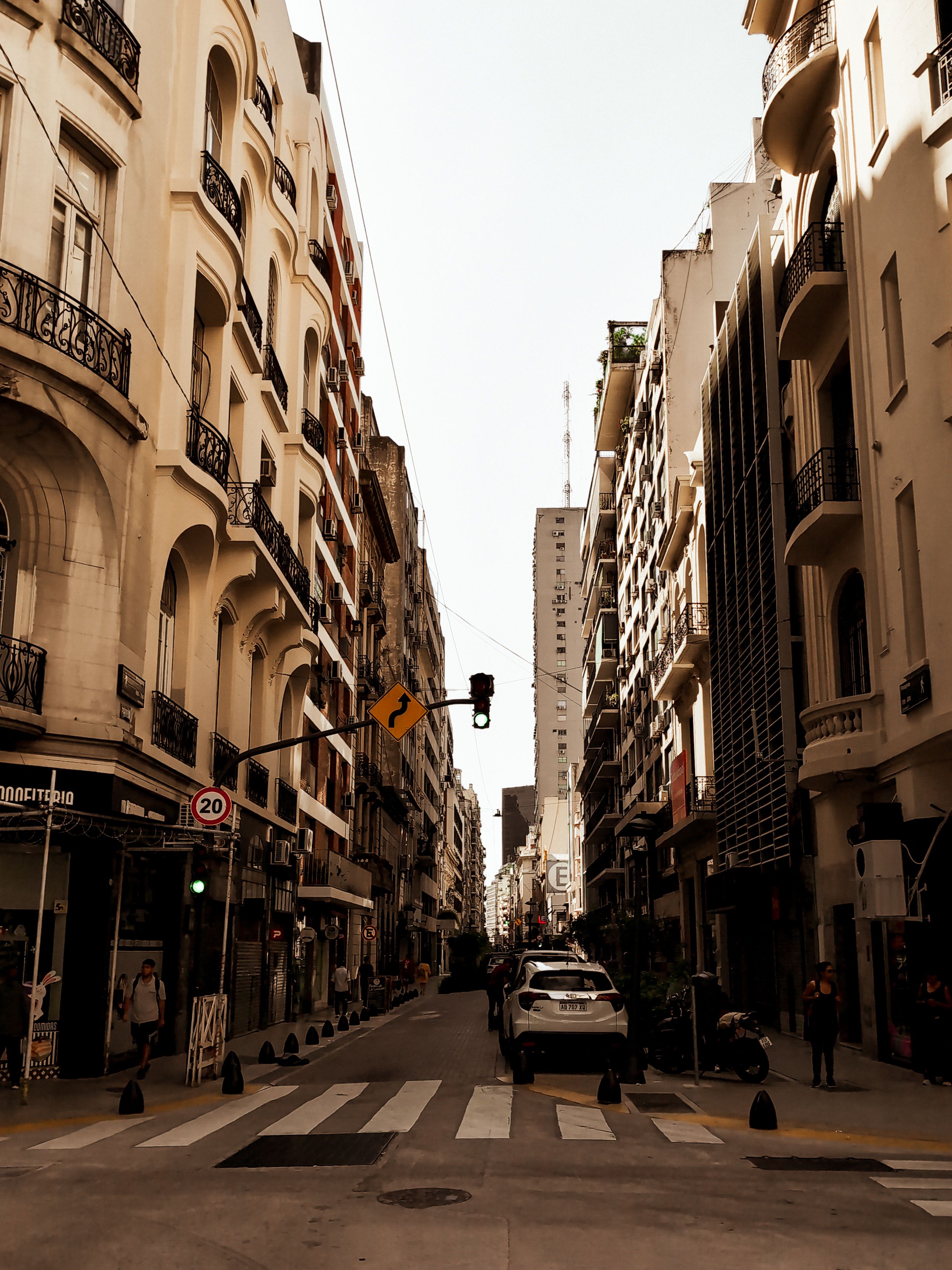 Charming Urban Street in Brazil with Classic Architecture · Free Stock ...