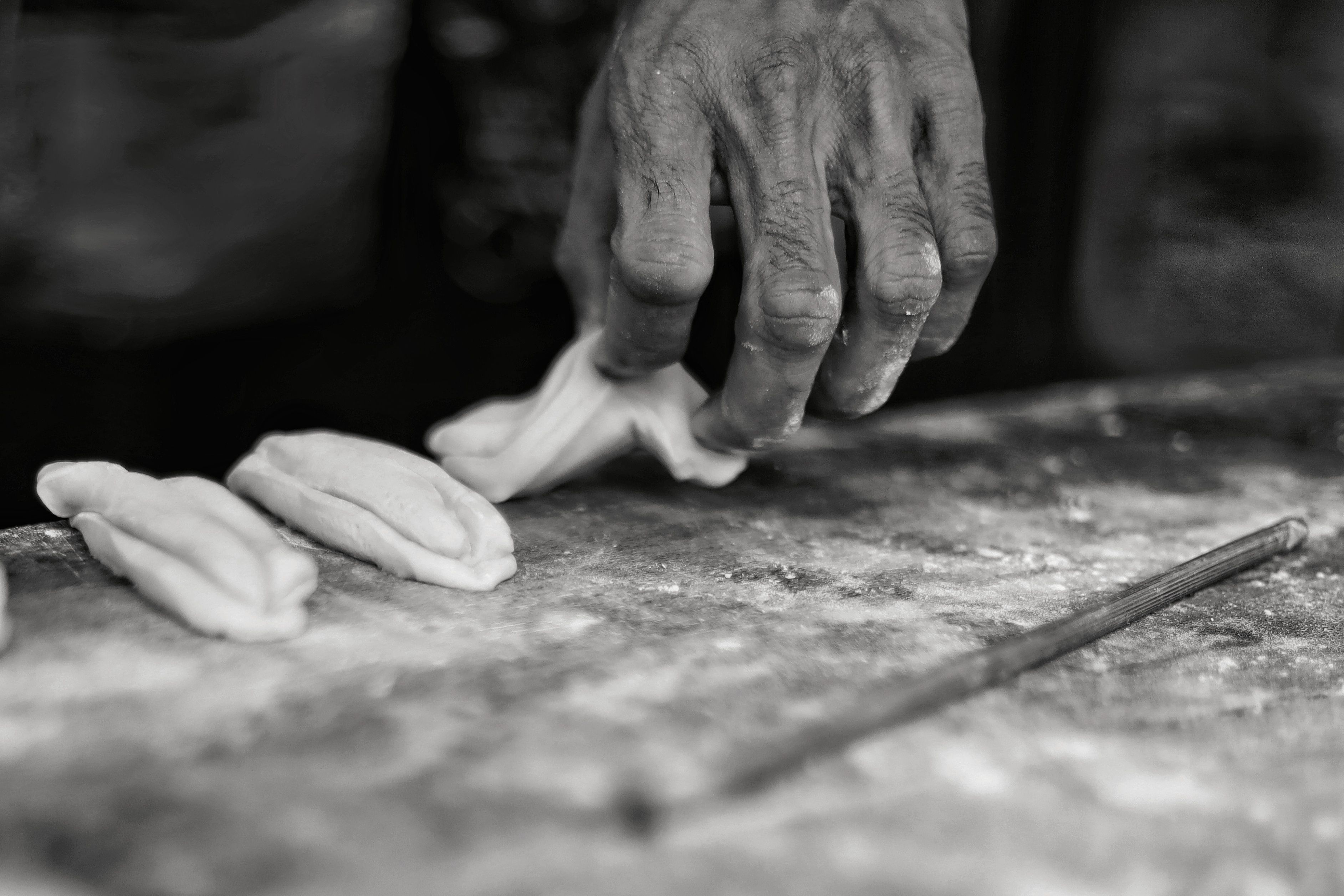 Baker's Hand Crafting Pastry in West Java · Free Stock Photo
