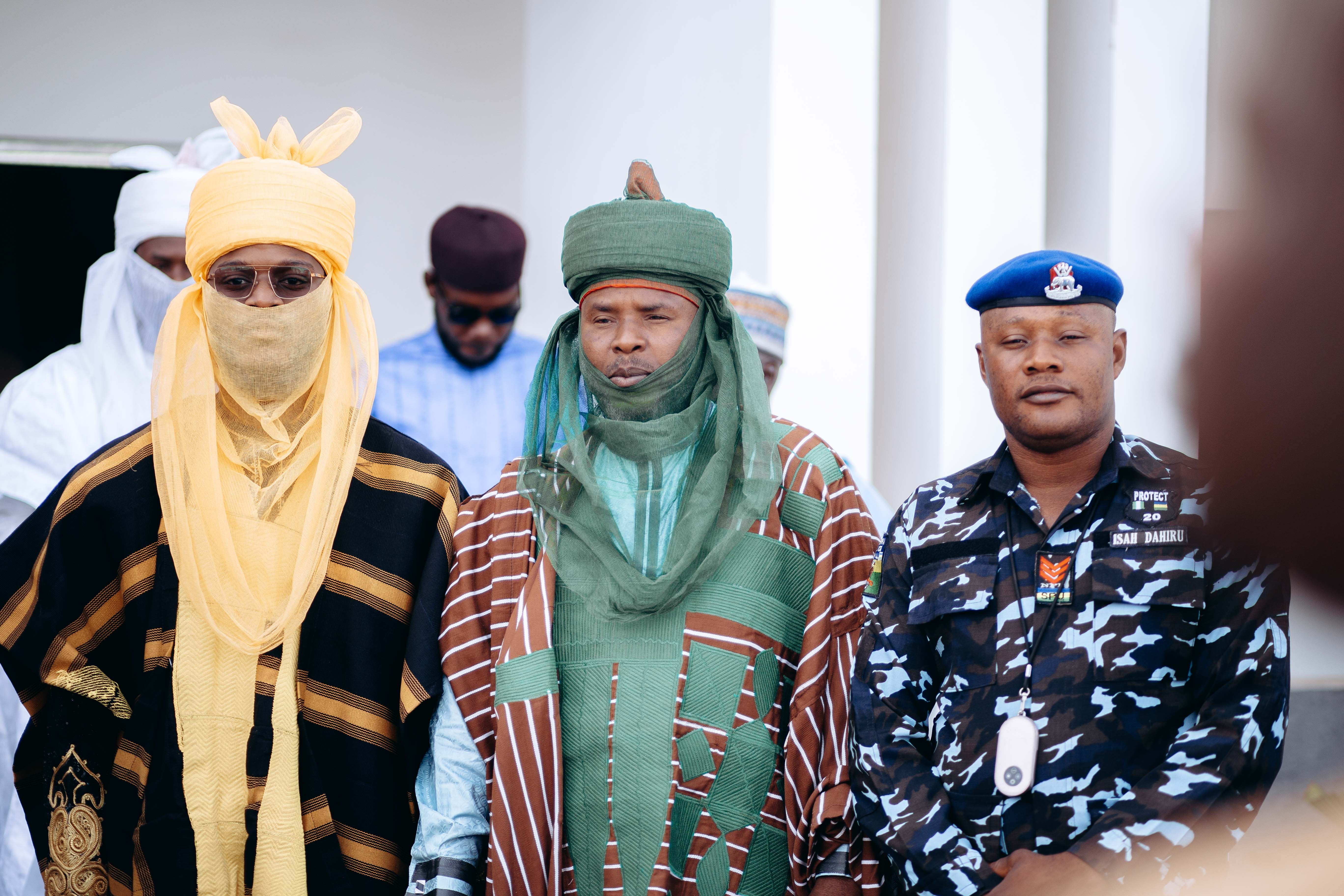 Nigerian Men in Traditional Attire at Cultural Event · Free Stock Photo
