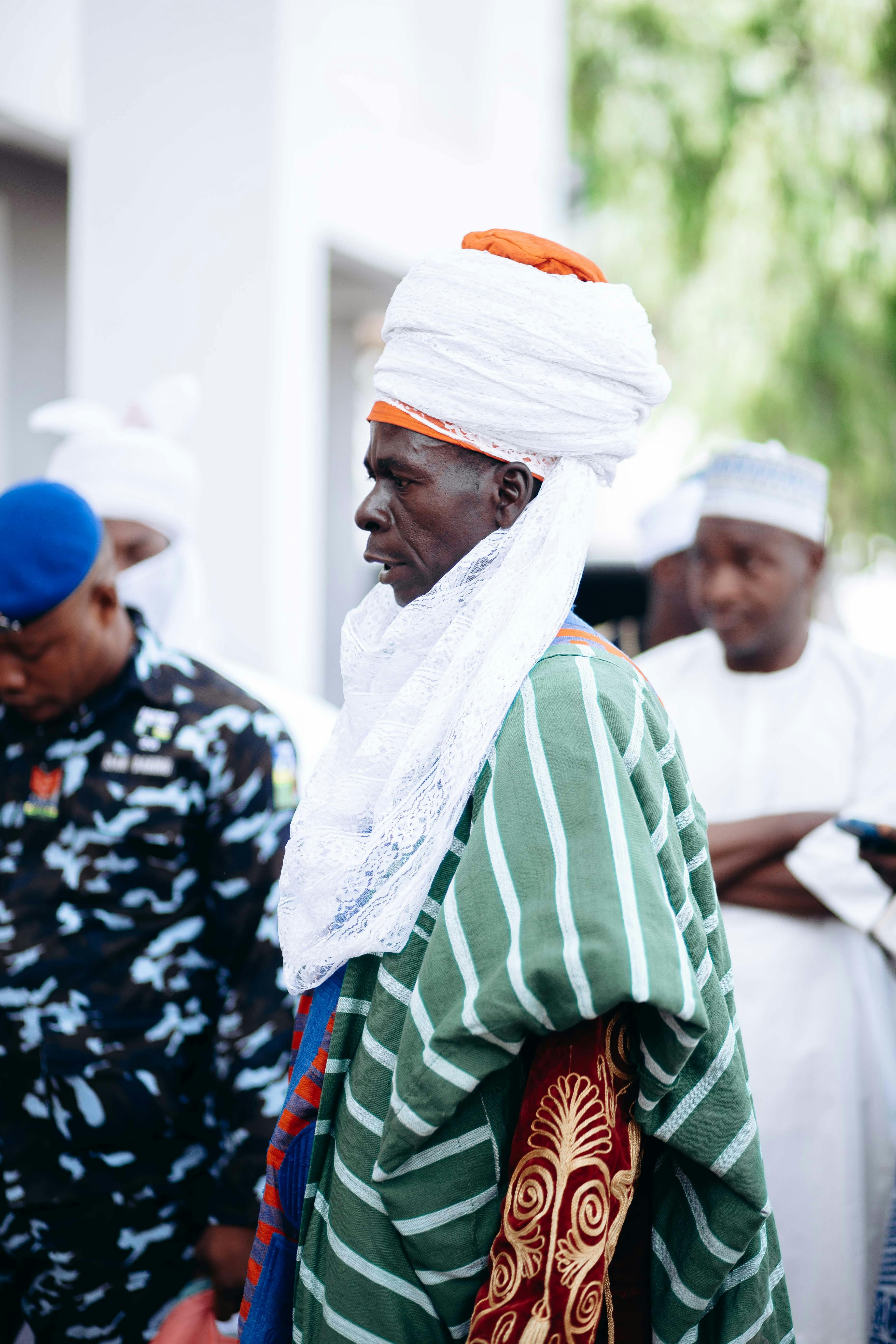 Traditional Nigerian Attire at Cultural Event · Free Stock Photo