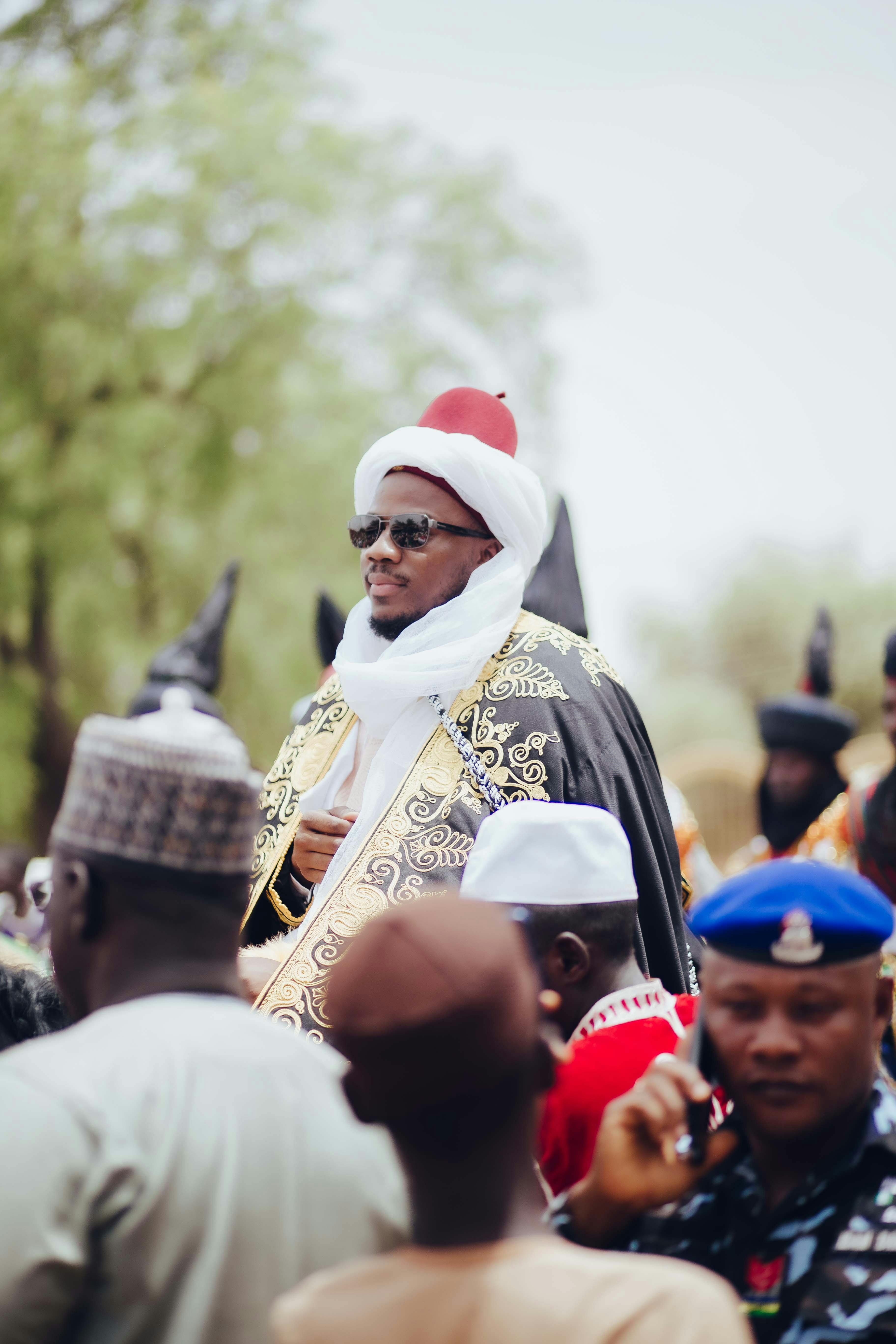 Nigerian Traditional Ceremony with Cultural Attire · Free Stock Photo