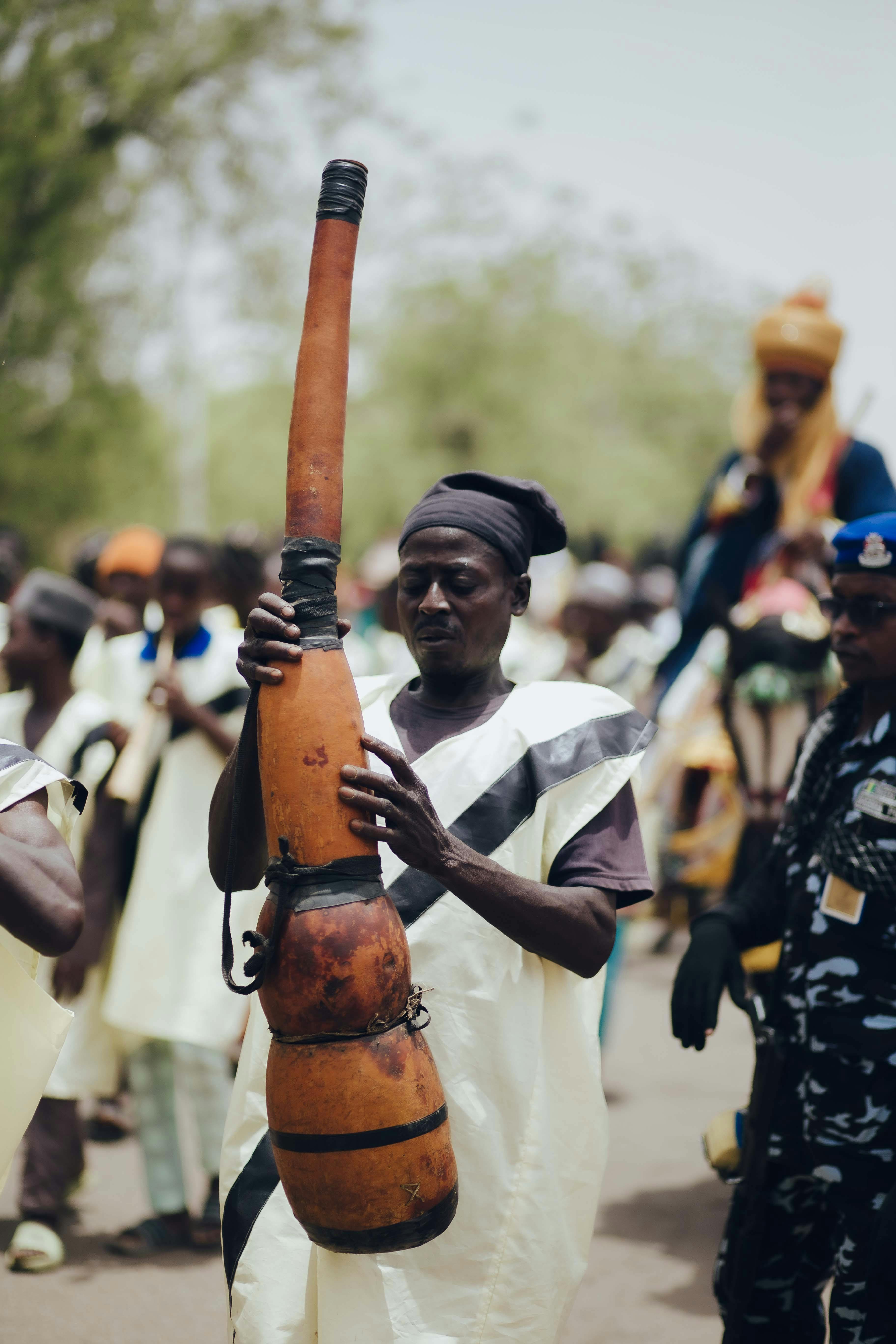 Traditional Musician at Nigerian Cultural Festival · Free Stock Photo