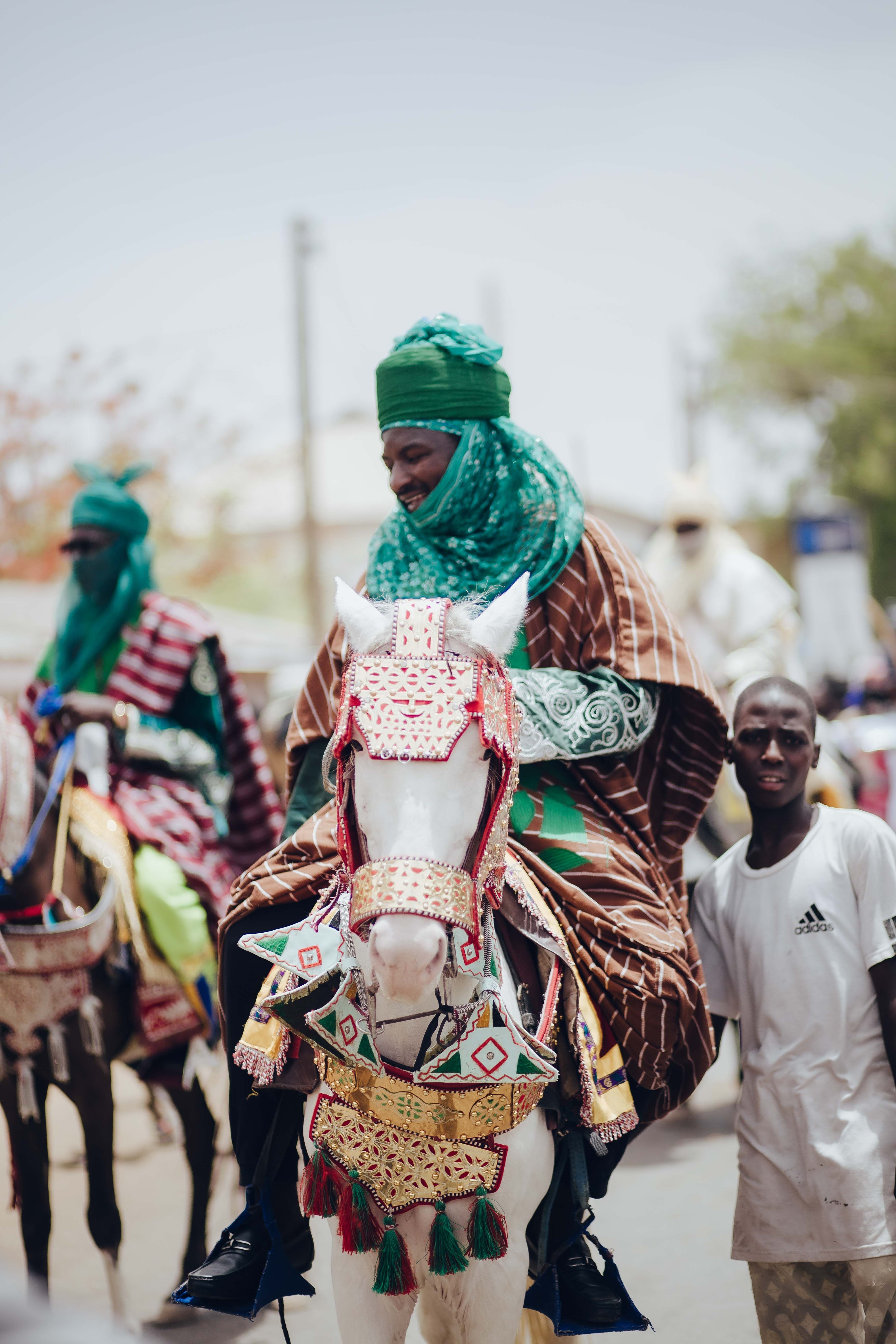 Traditional Nigerian Horseback Festival Celebration · Free Stock Photo