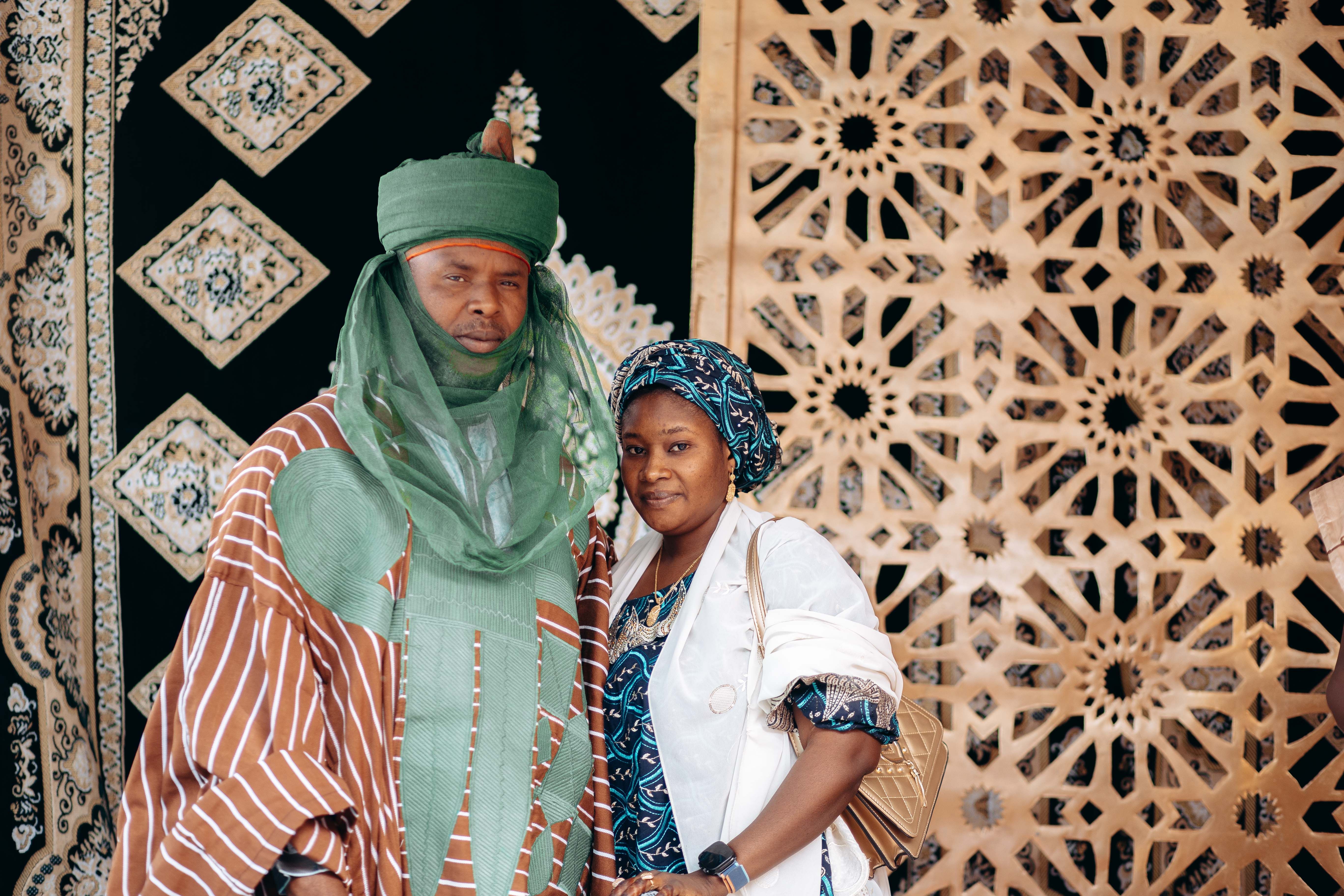 Traditional Nigerian Attire in Cultural Setting · Free Stock Photo