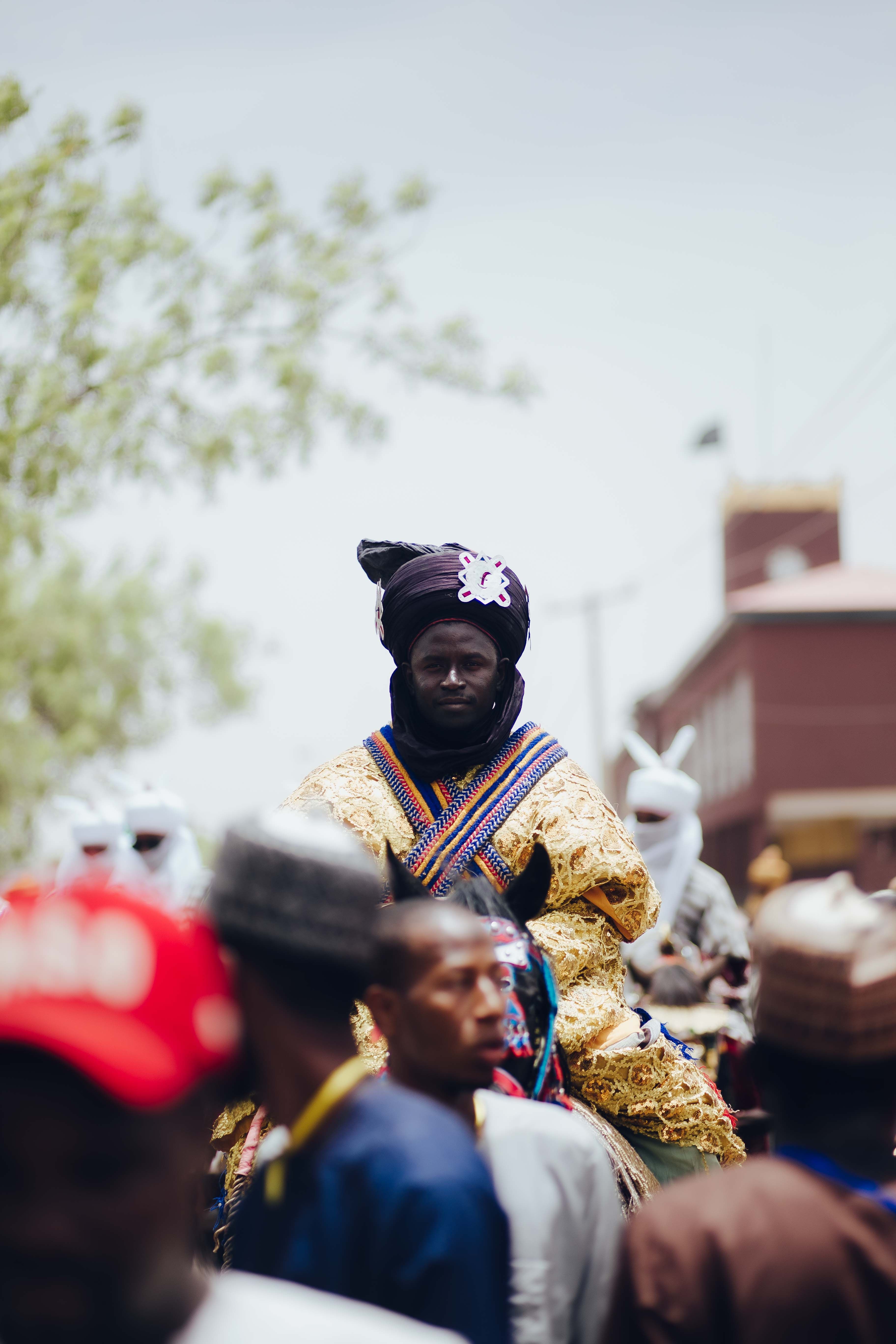 Traditional Nigerian Festival with Cultural Dress · Free Stock Photo