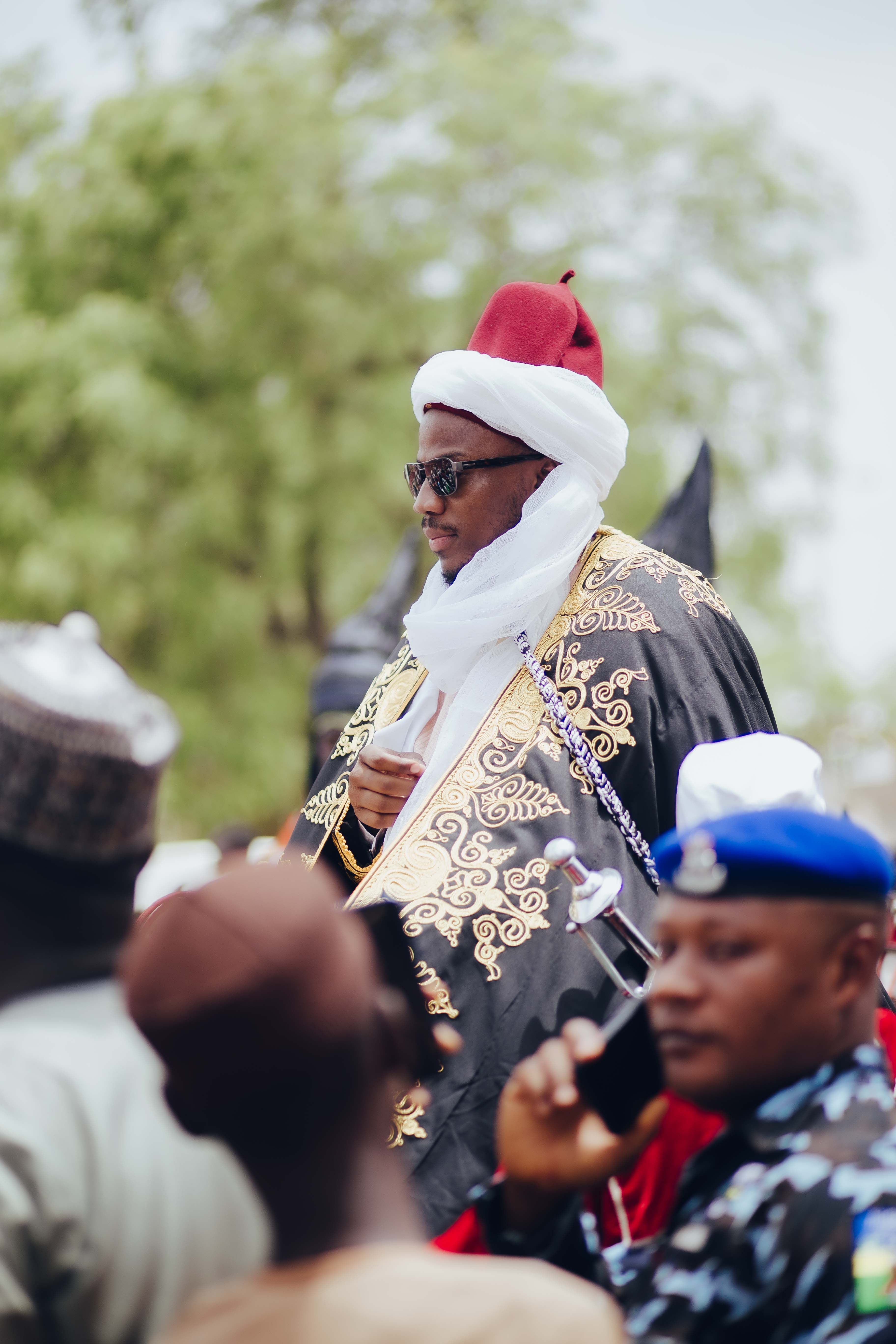 Nigerian Cultural Celebration with Traditional Attire · Free Stock Photo