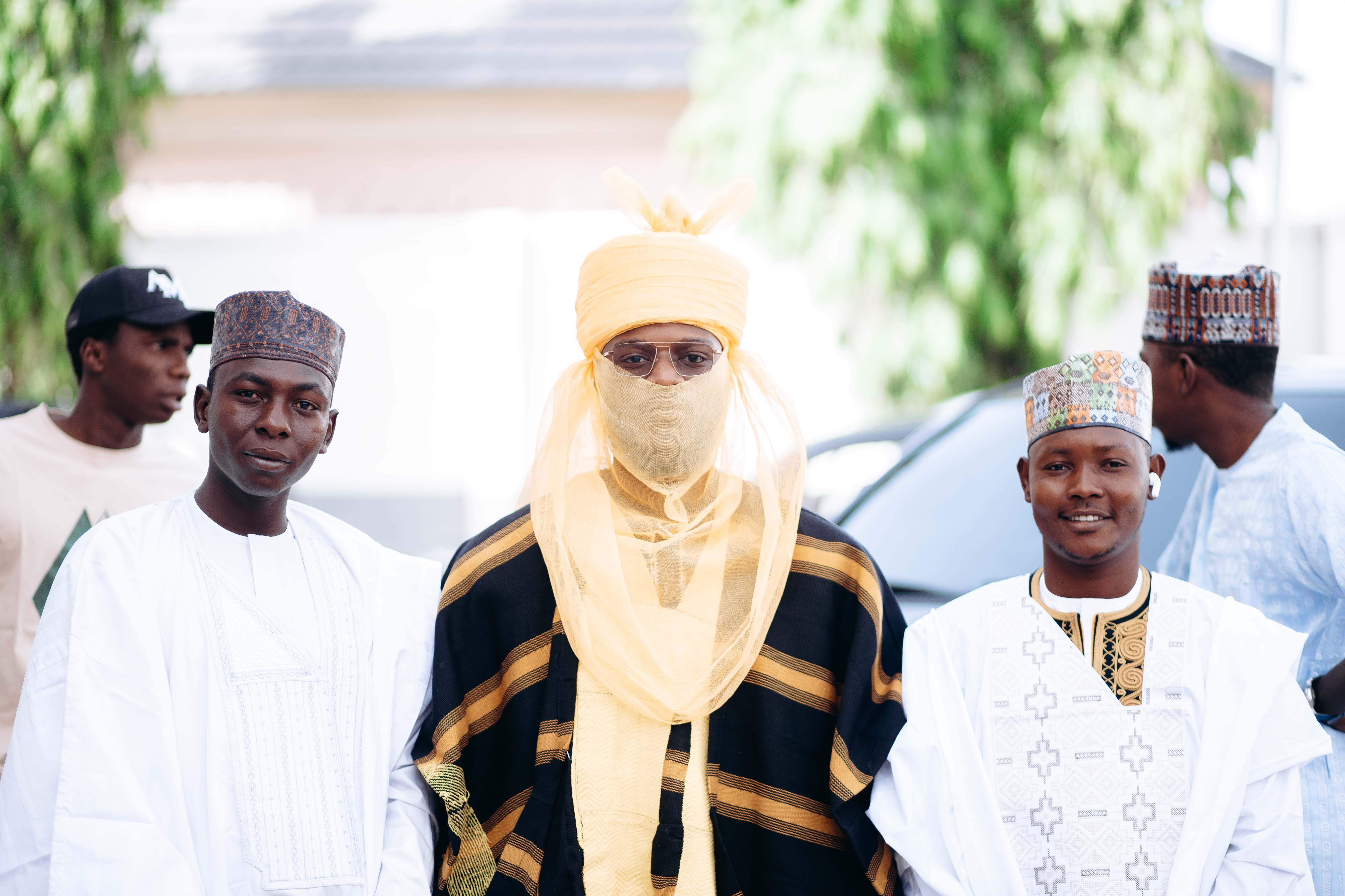 Nigerian Traditional Attire Group Portrait · Free Stock Photo