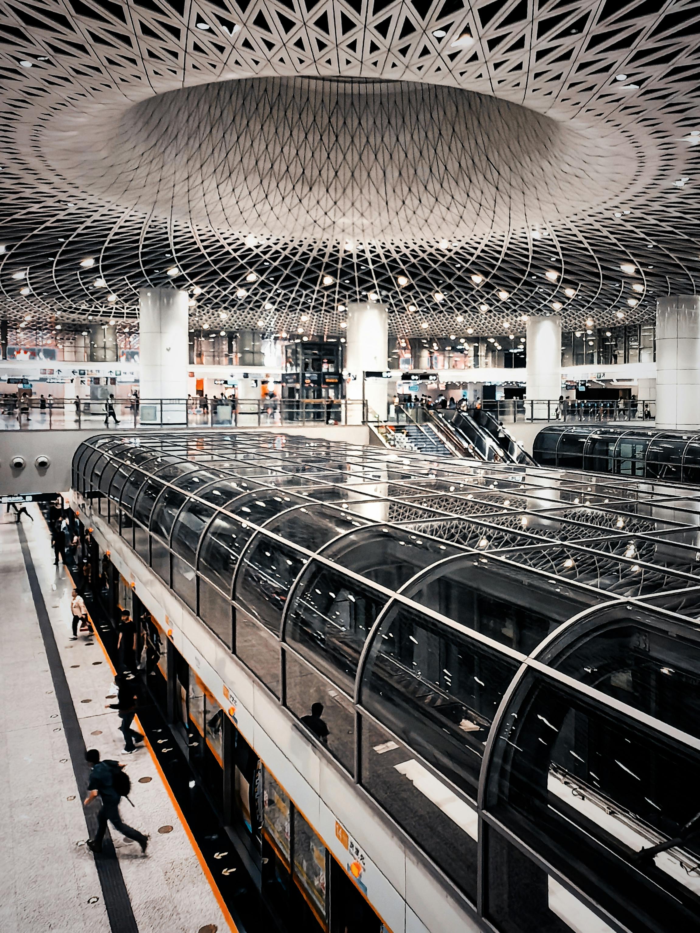 Futuristic Subway Station in Shenzhen, China · Free Stock Photo