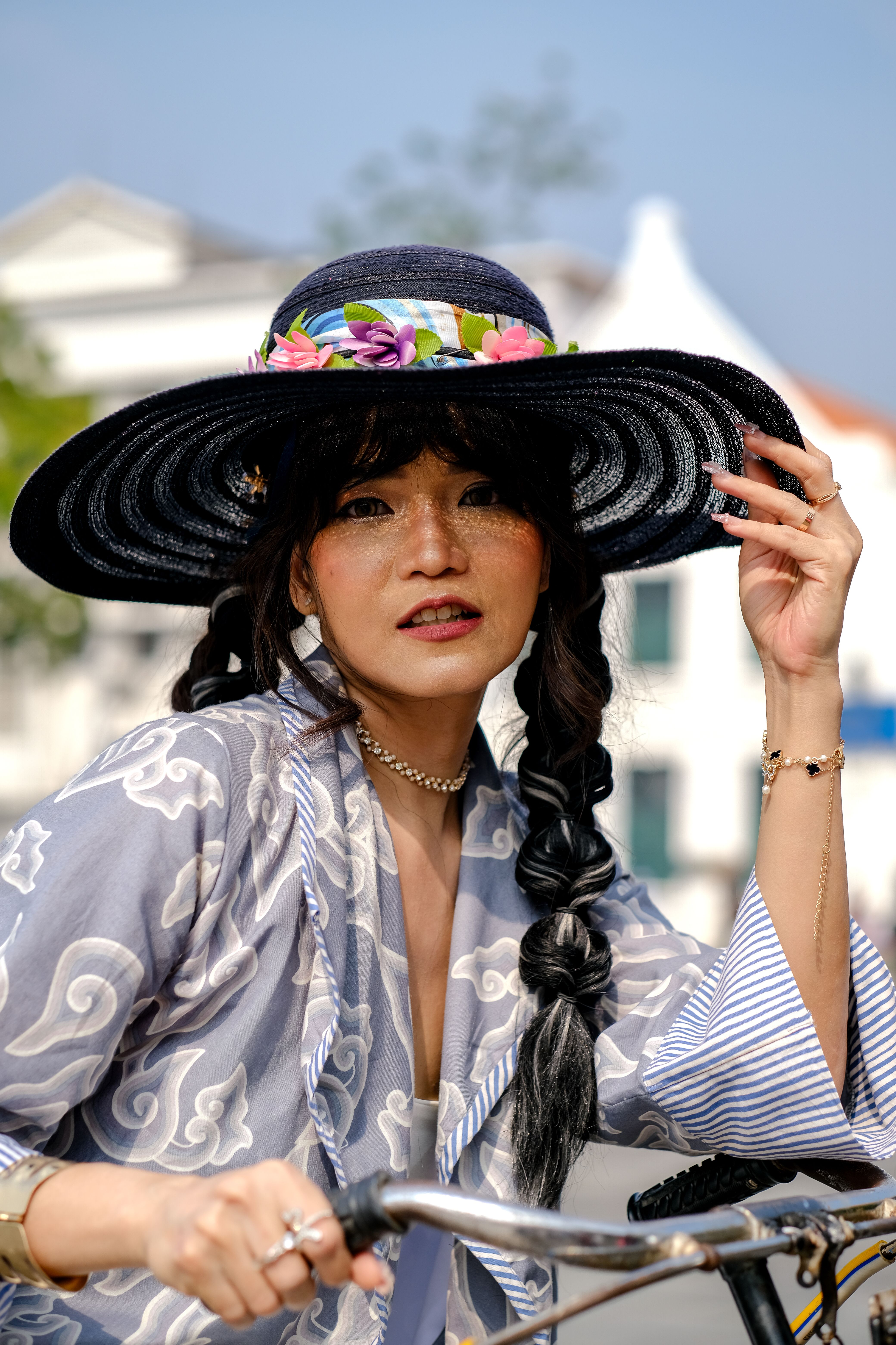 Stylish Woman in Jakarta's Historic Kota Tua · Free Stock Photo