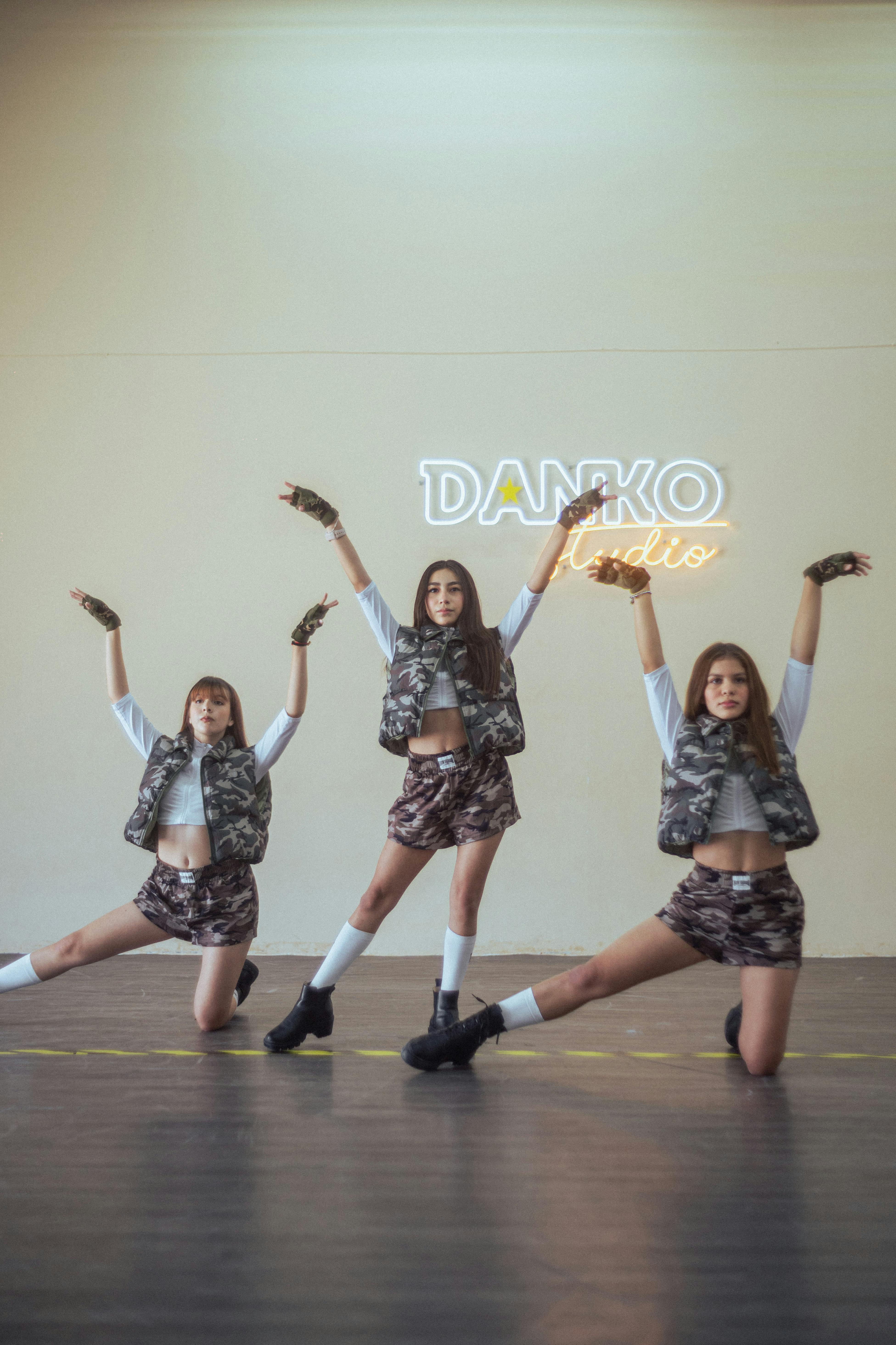 Energetic Dance Trio in Danko Studio · Free Stock Photo