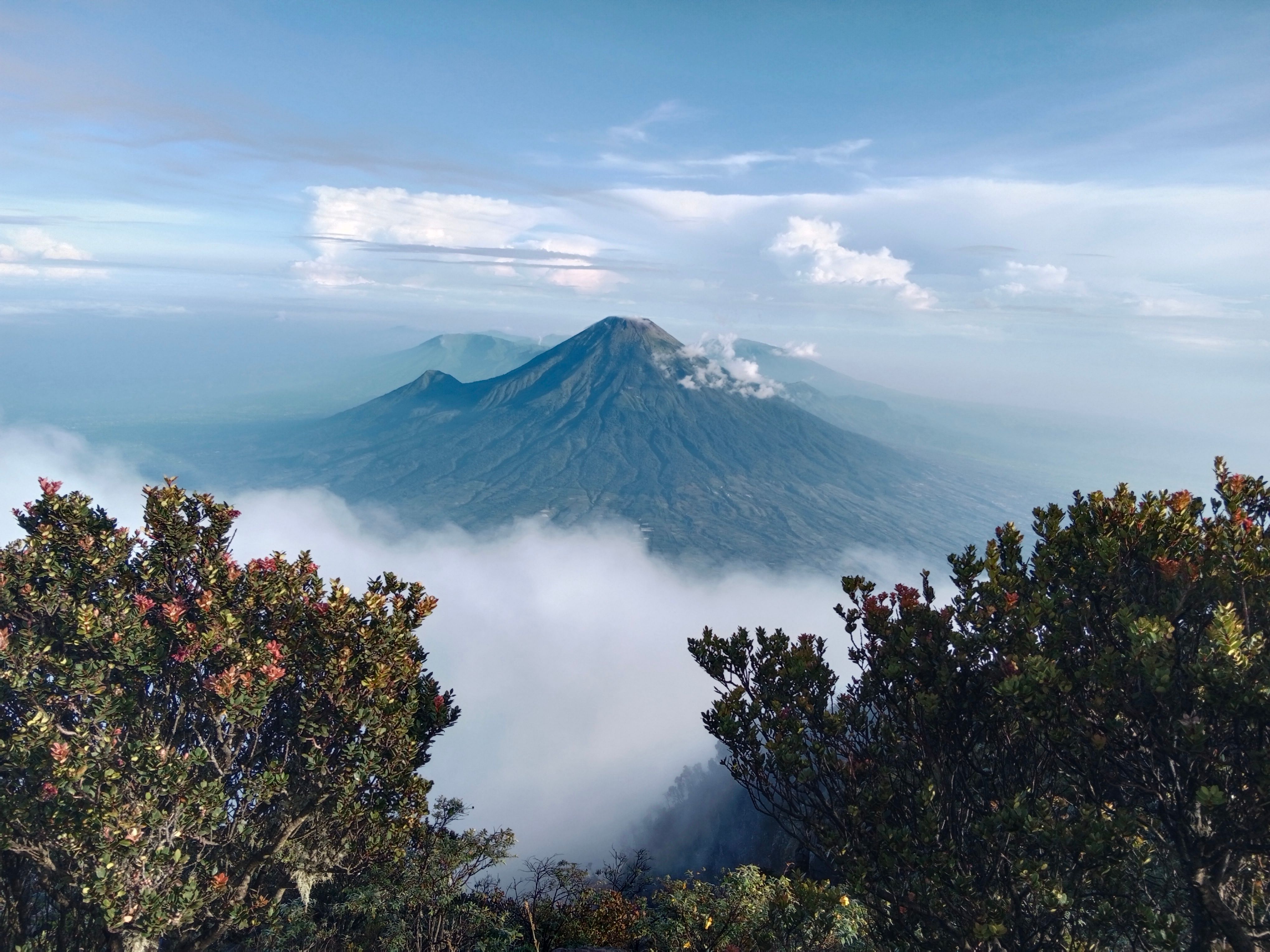 Stunning View of Merbabu Volcano in Central Java · Free Stock Photo