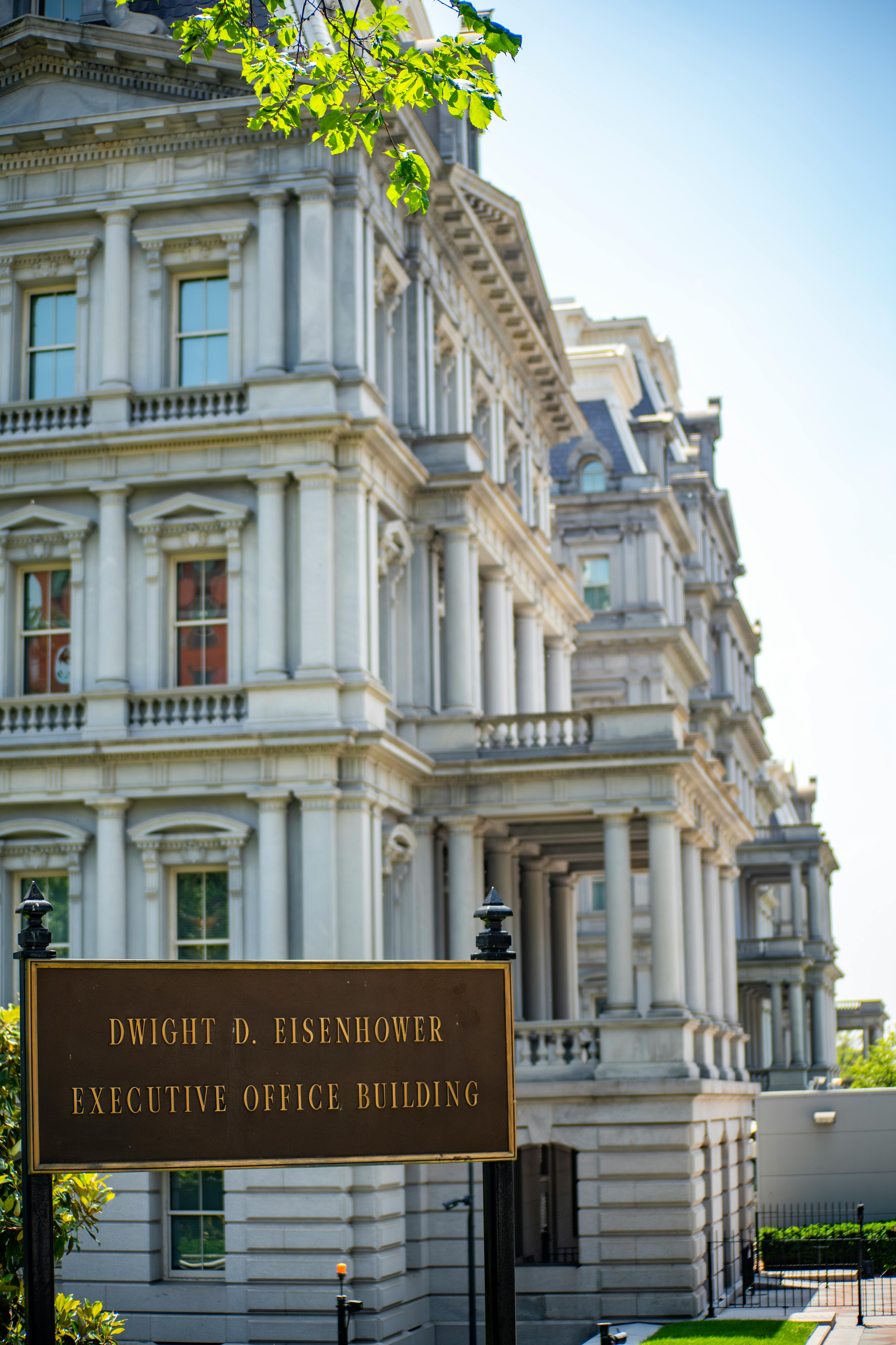 Eisenhower Executive Office Building Facade · Free Stock Photo