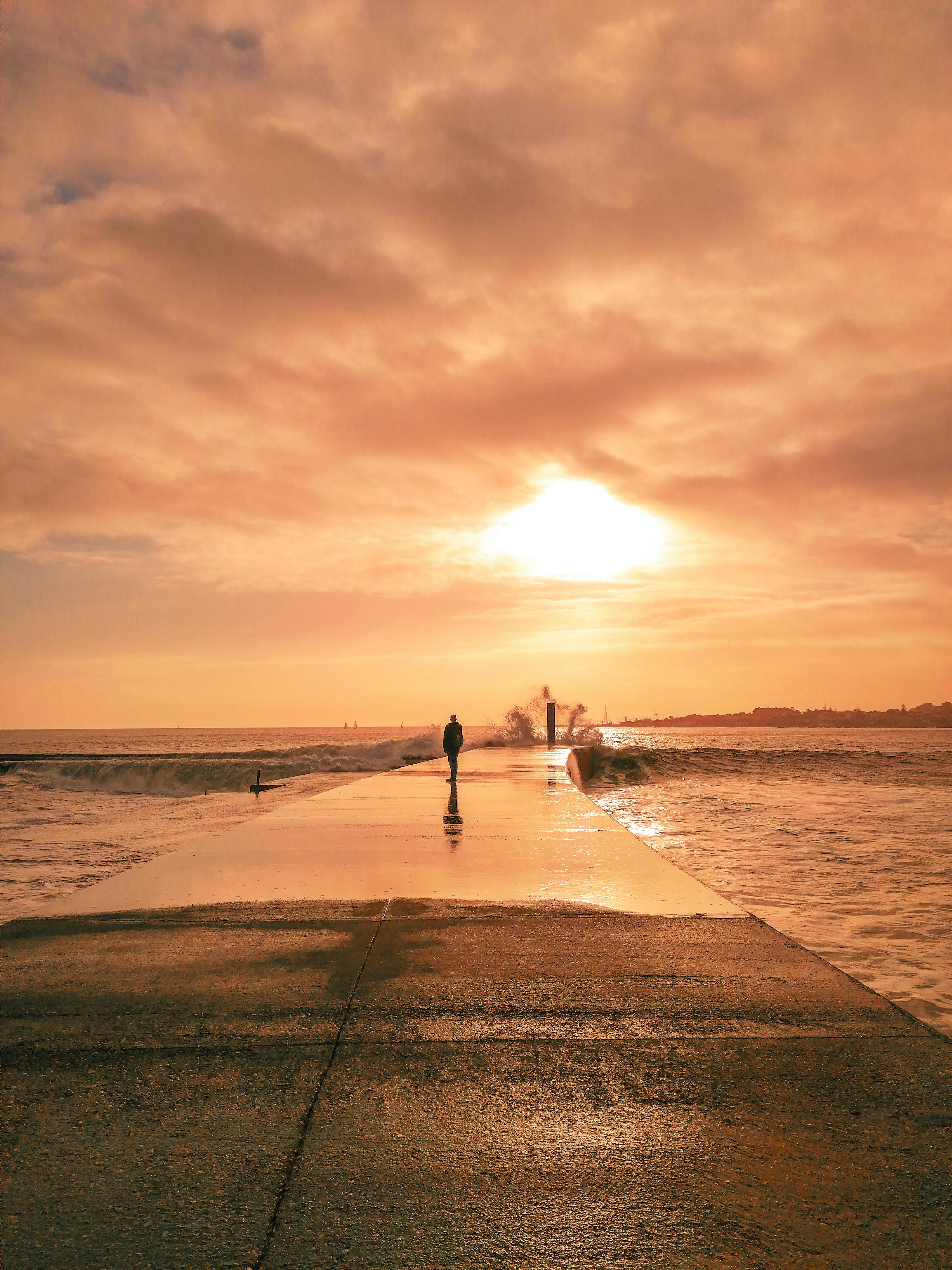Photo Of Jetty During Dawn · Free Stock Photo