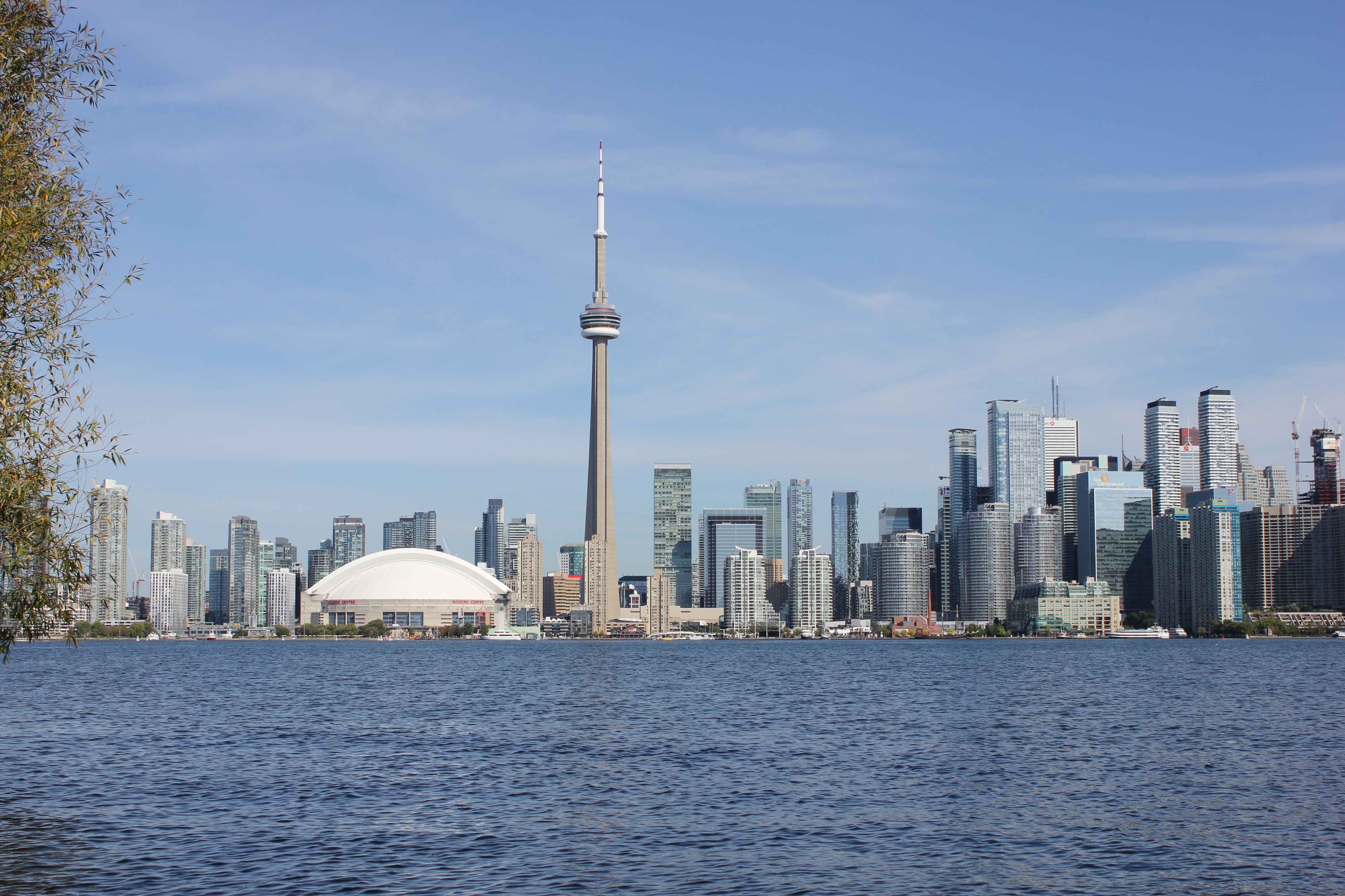 Skyline Von Toronto Mit Dem Legendären Cn Tower · Kostenloses Stock-Foto