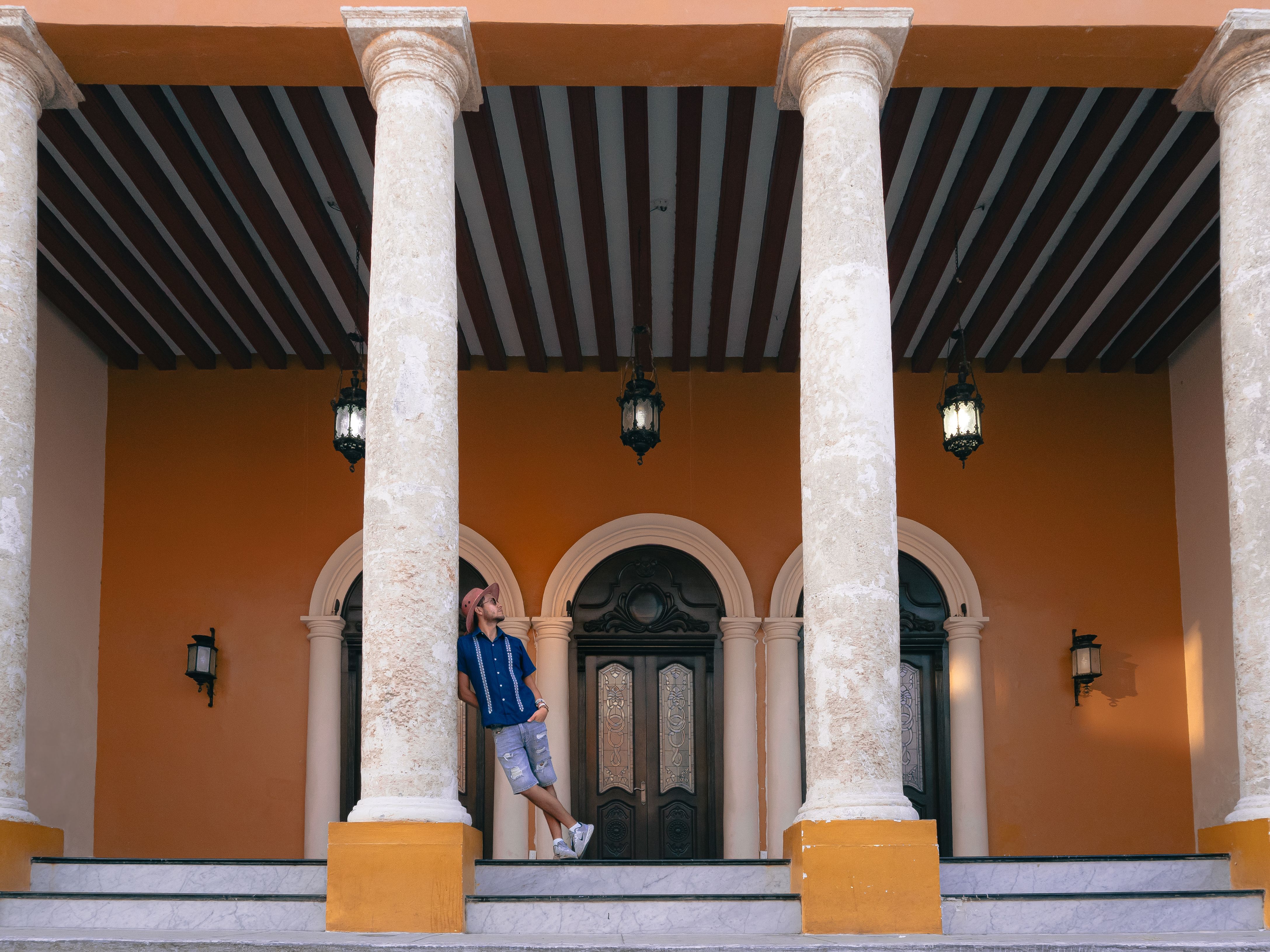 Arquitectura Colonial En San Francisco De Campeche · Foto de stock gratuita