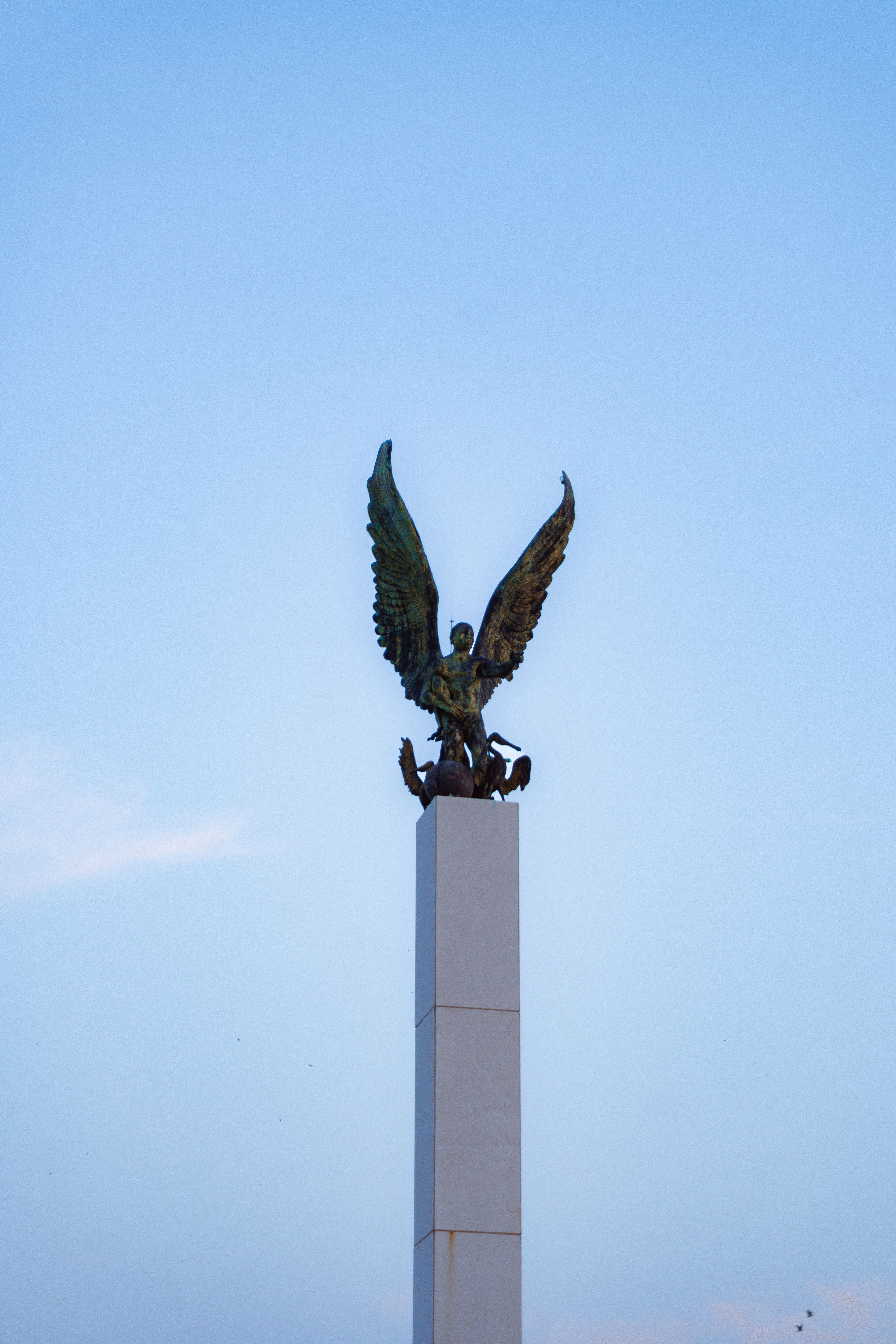 Winged Statue in San Francisco de Campeche · Free Stock Photo