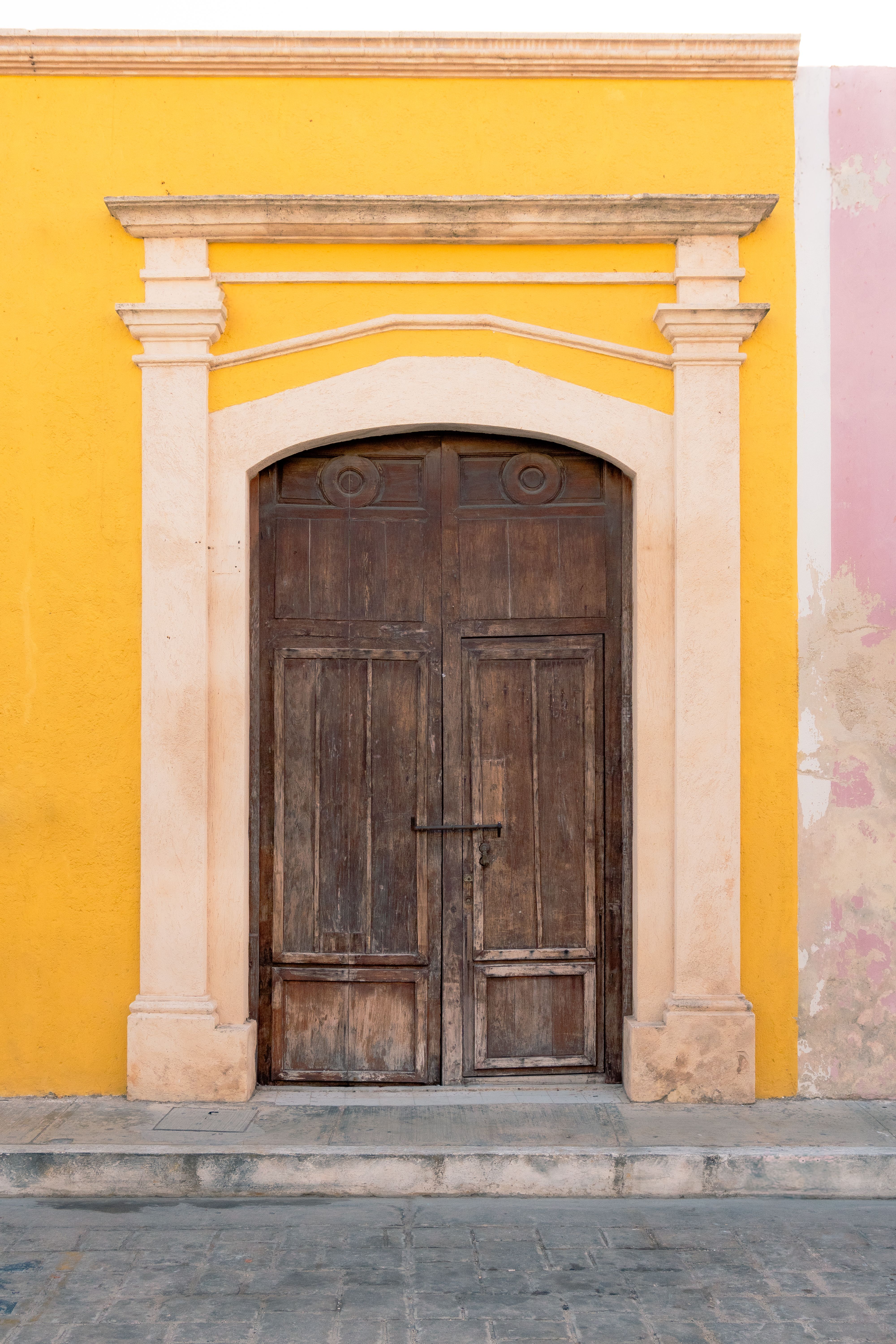 Colorful Colonial Door in San Francisco de Campeche · Free Stock Photo