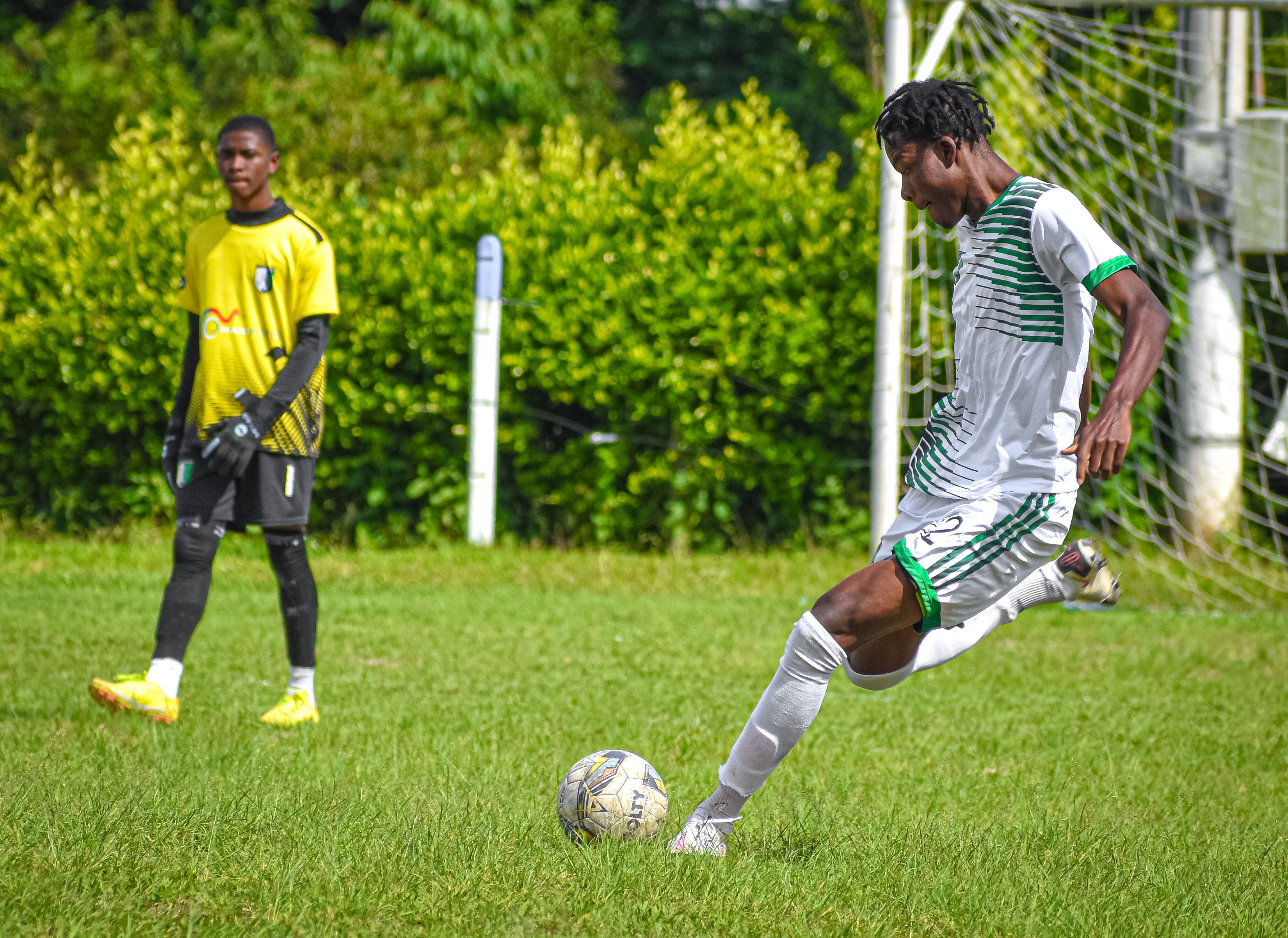 Intense Soccer Action on a Sunny Day · Free Stock Photo
