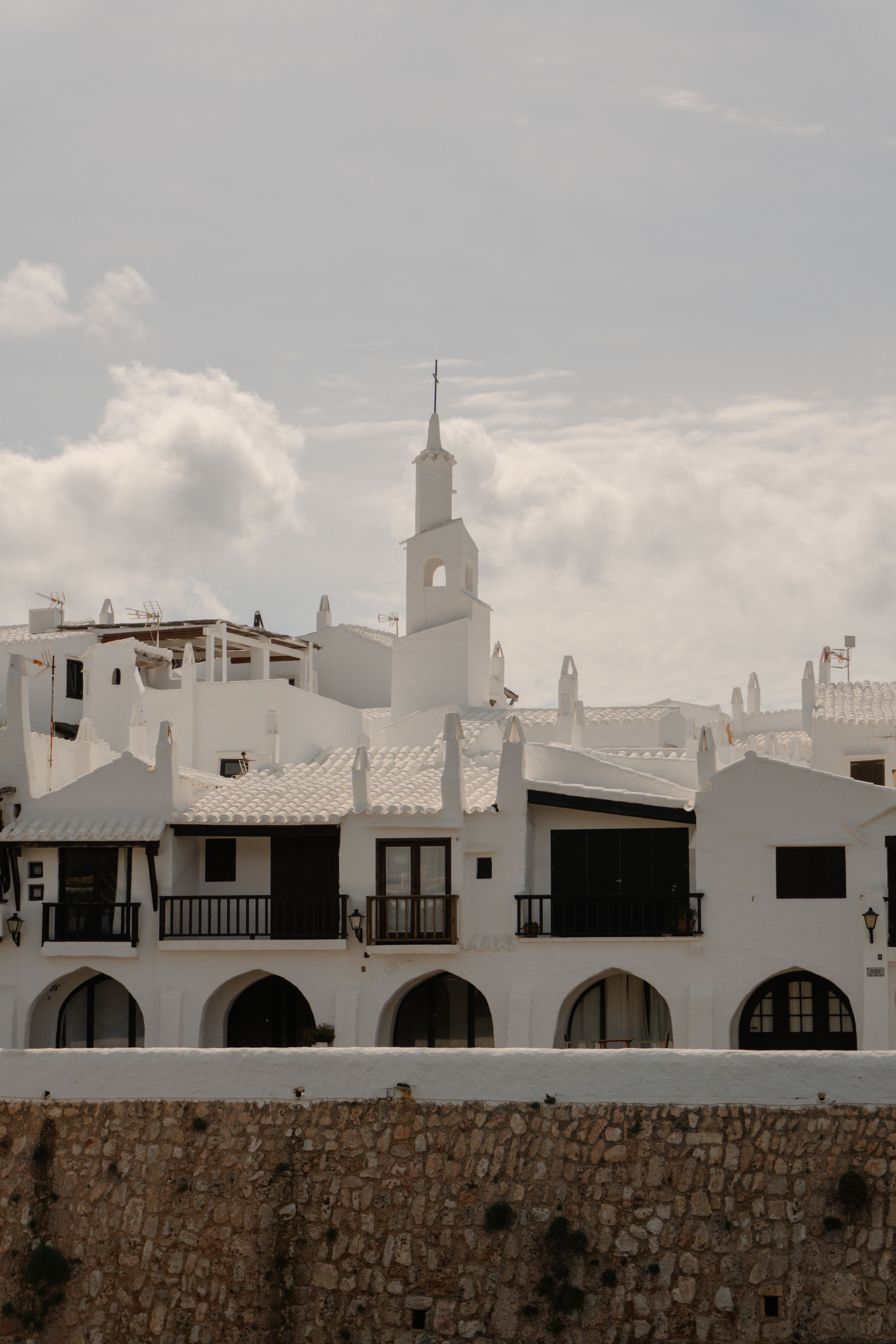 Charming White Architecture in Ciutadella de Menorca · Free Stock Photo