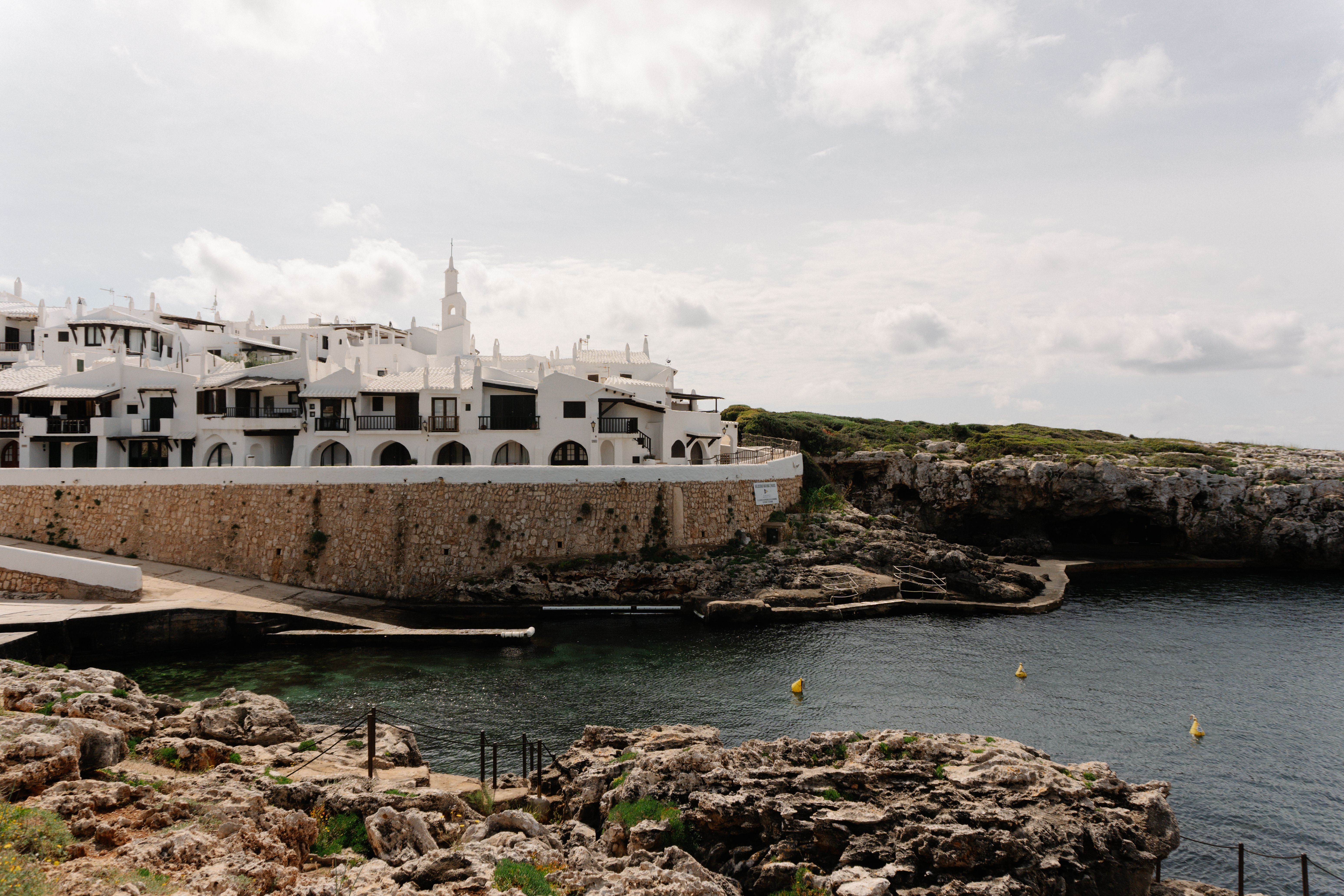 Whitewashed Buildings in Ciutadella de Menorca · Free Stock Photo