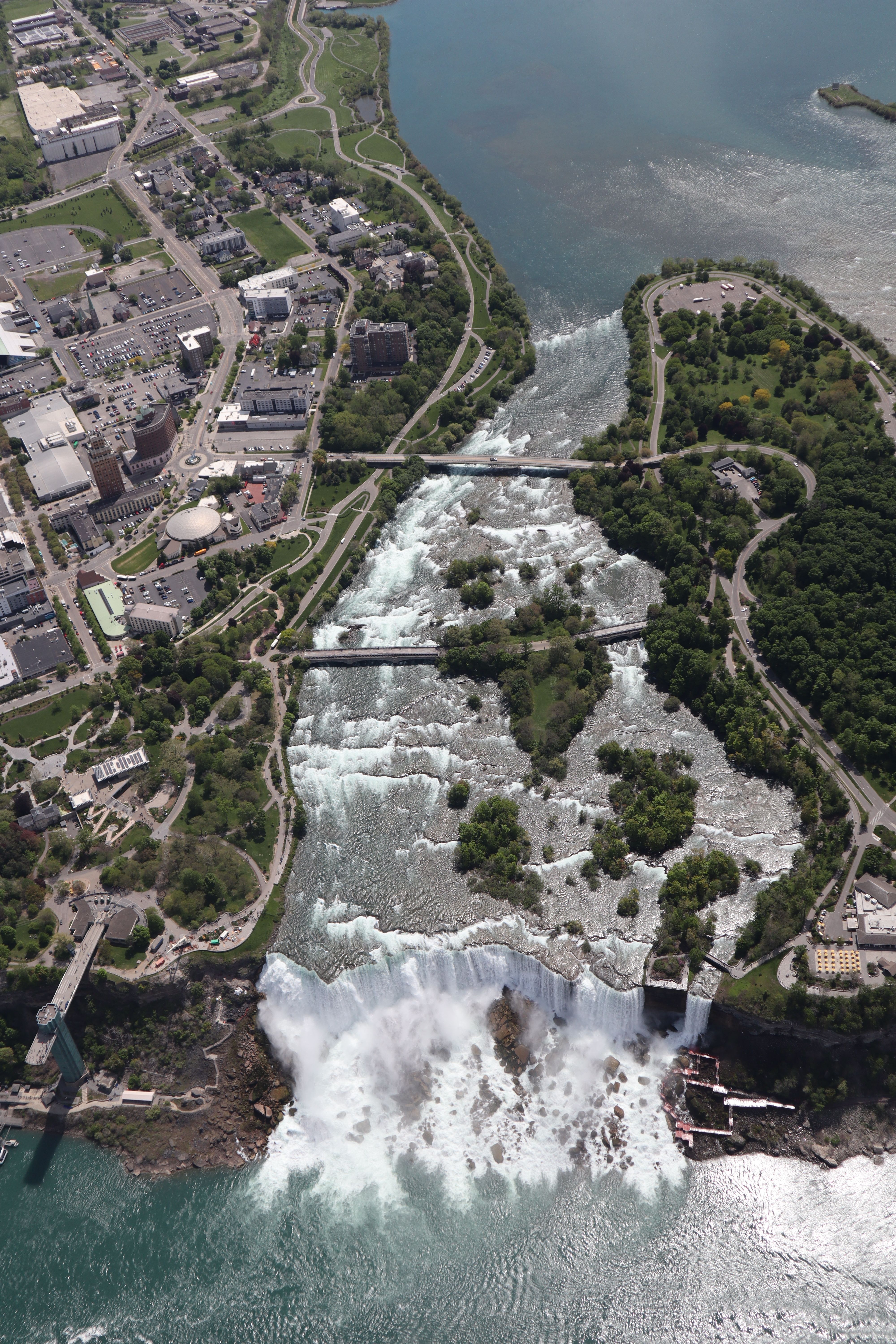 Aerial View of Niagara Falls, Ontario · Free Stock Photo