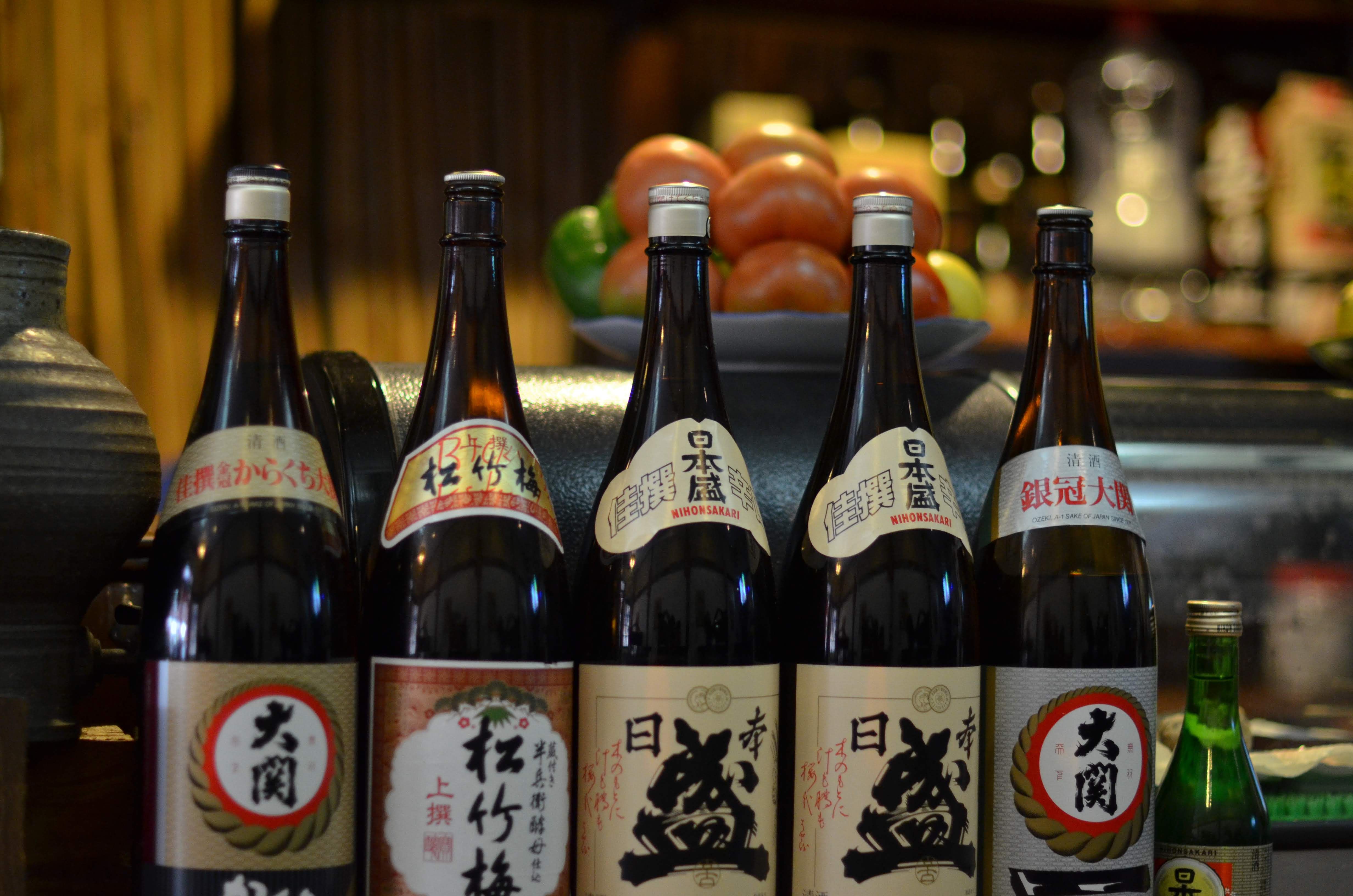 Traditional Sake Bottles in Little Tokyo Restaurant · Free Stock Photo
