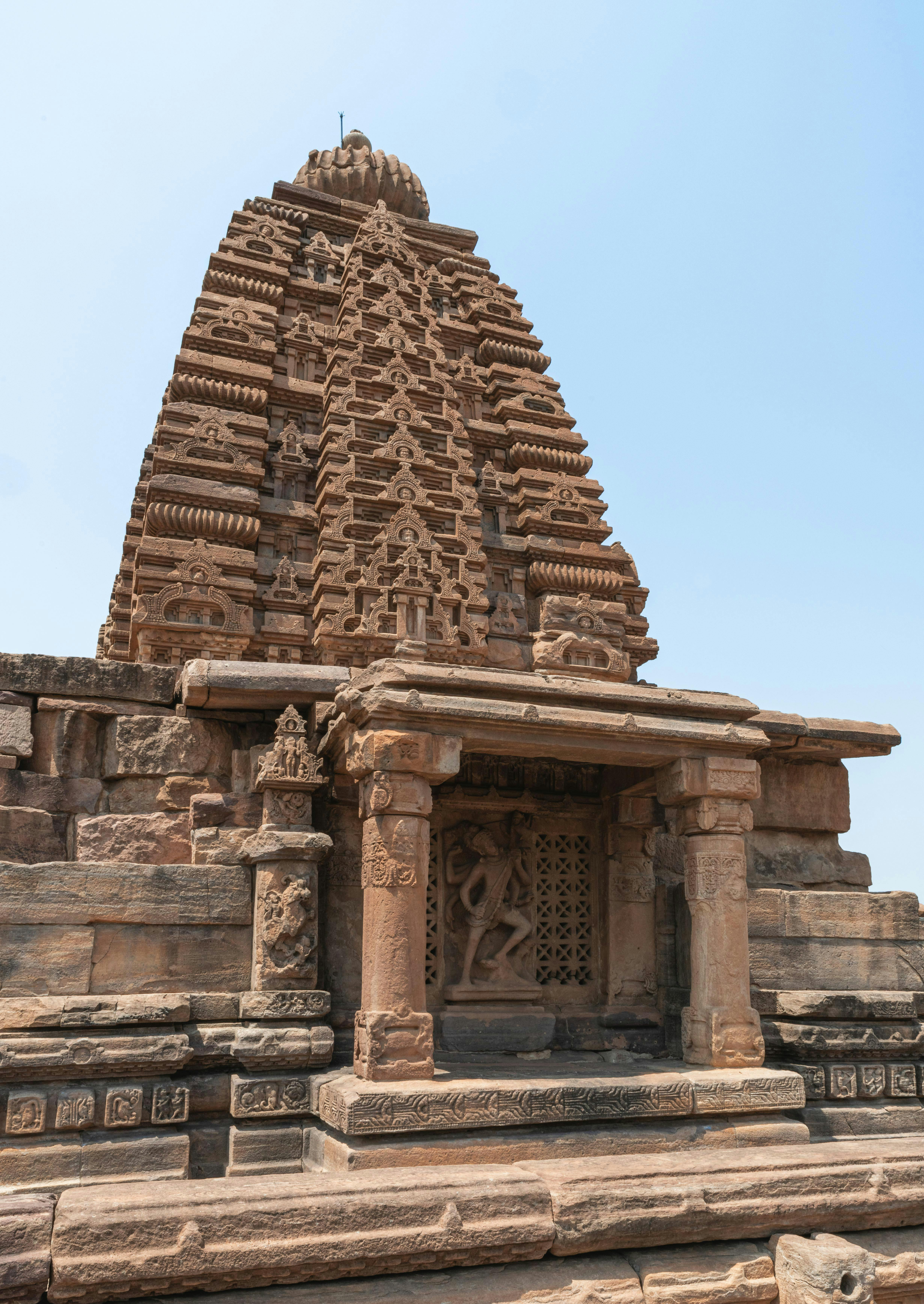Intricate Stone Temple Architecture in Pattadakal, India · Free Stock Photo