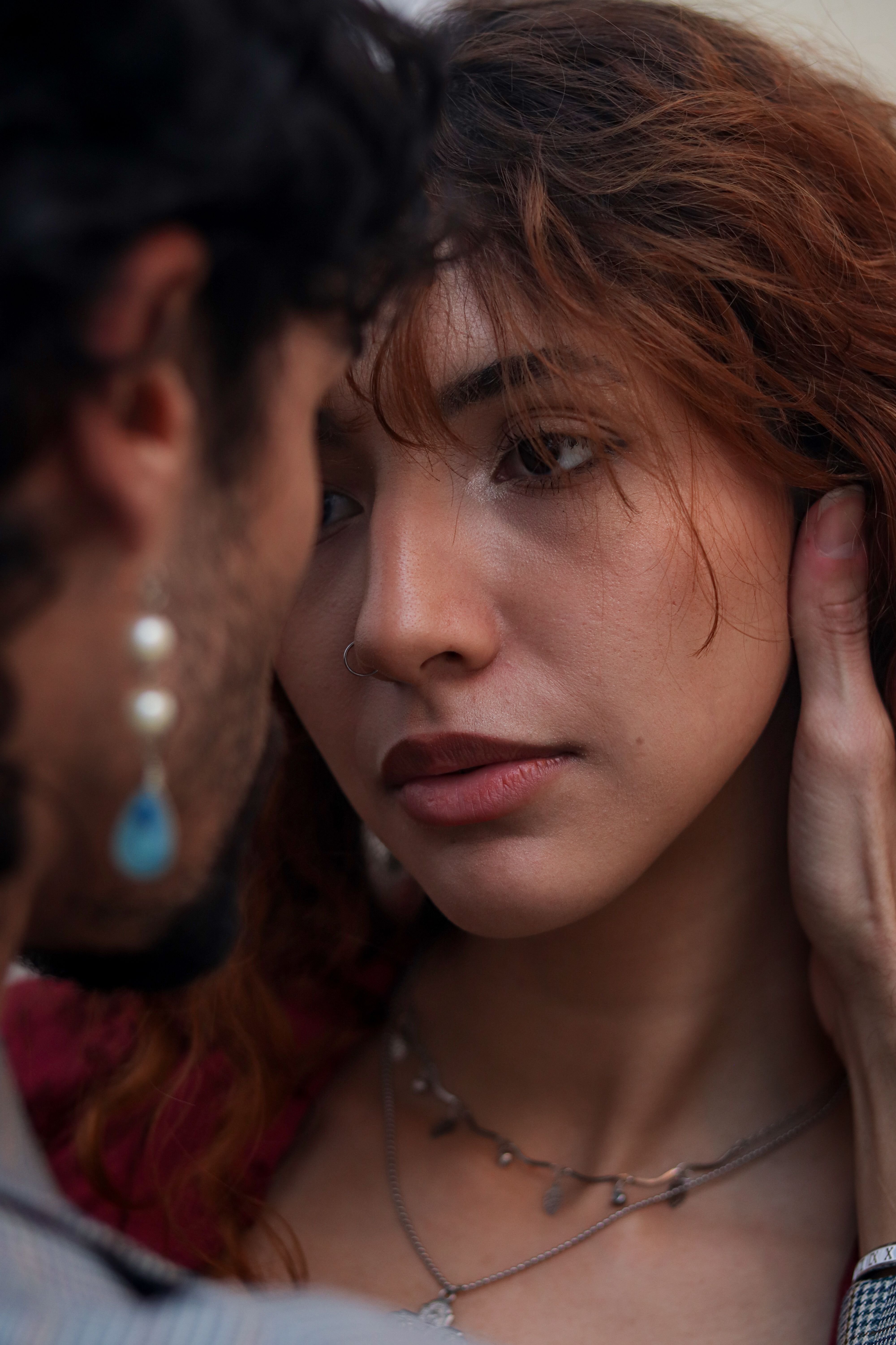 Intimate Moment Between Two Young Adults · Free Stock Photo