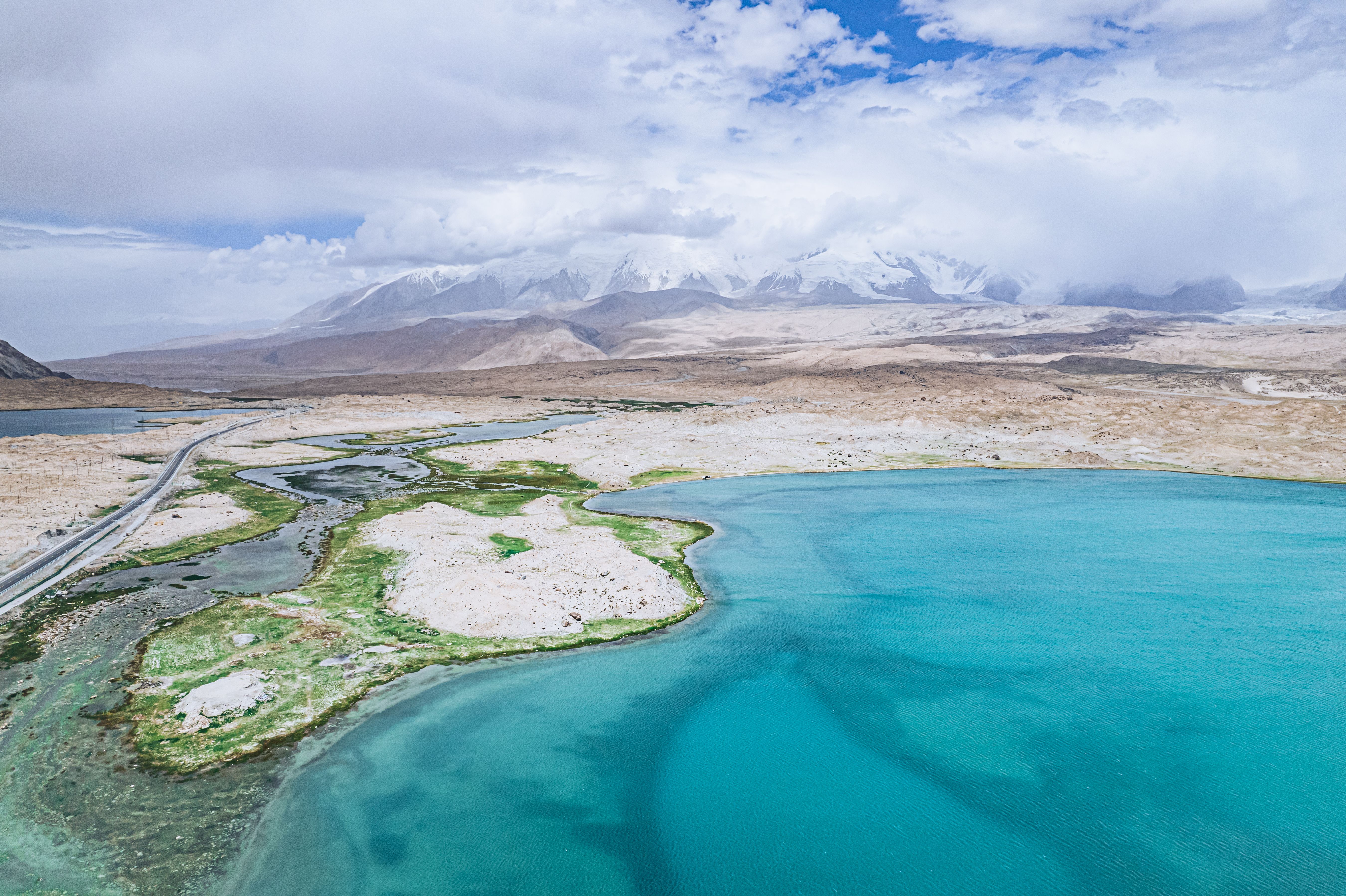 Scenic Aerial View of Karakul Lake in China · Free Stock Photo