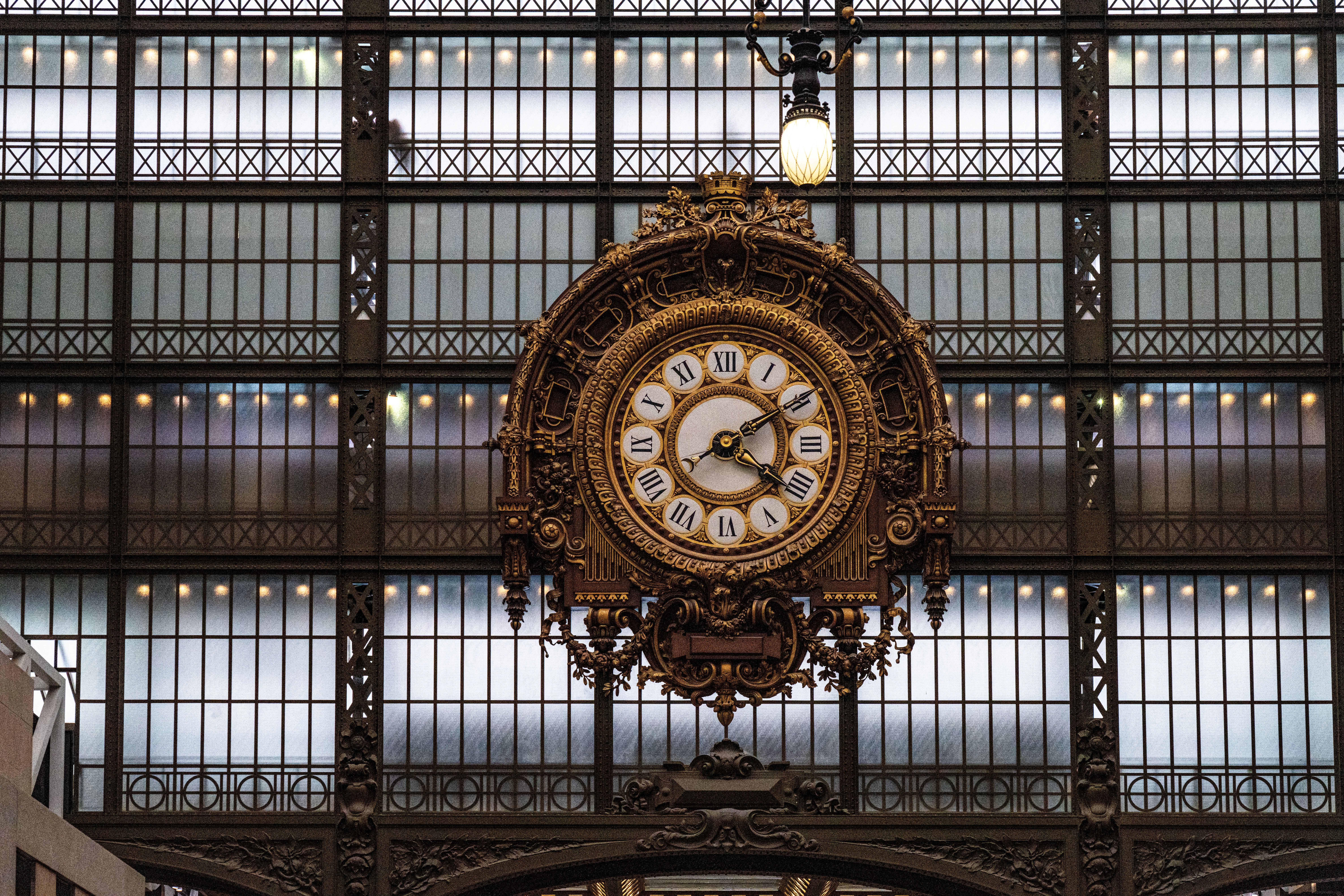 Ornate Clock Inside Musée d'Orsay, Paris · Free Stock Photo