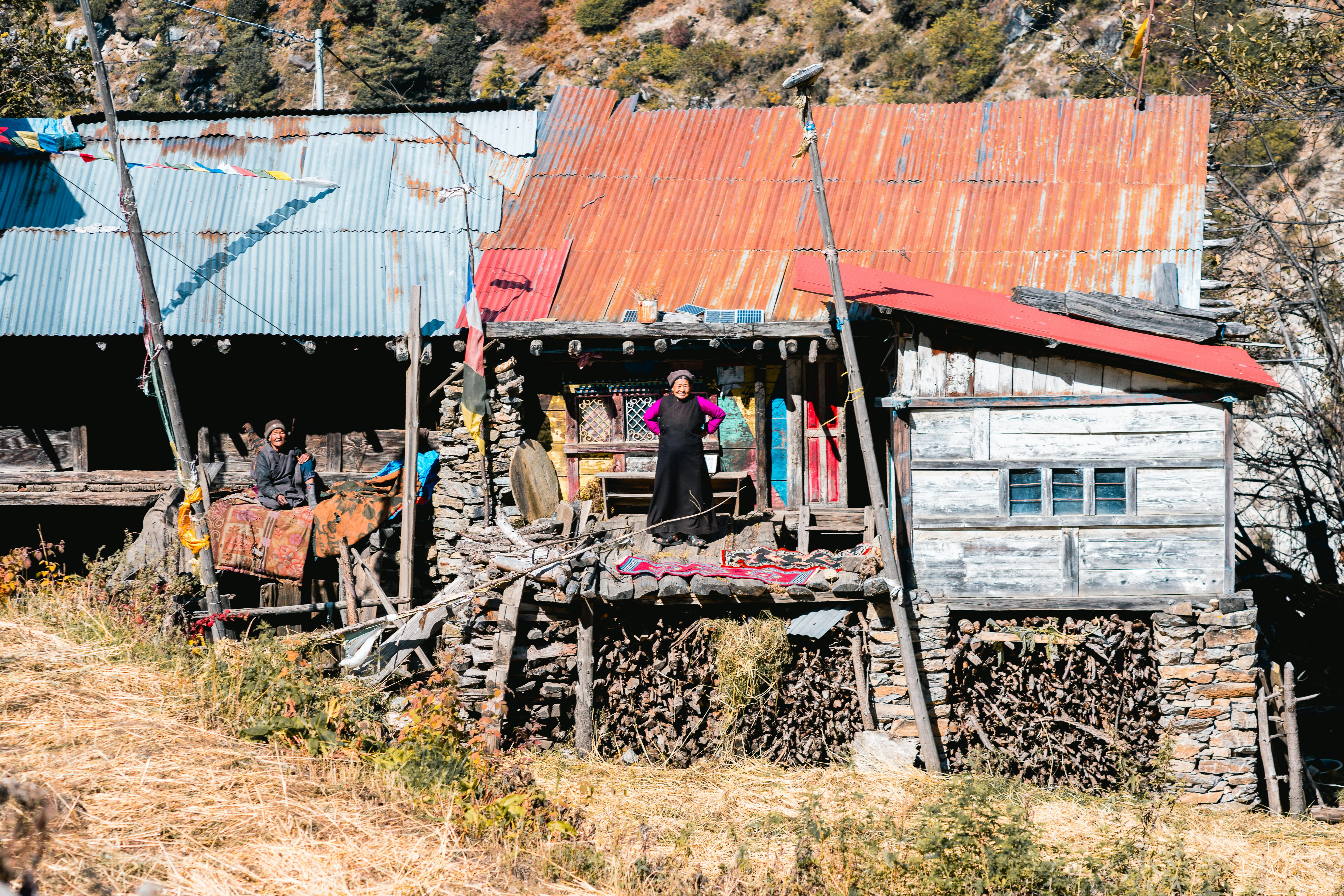 Rustic Himalayan Home in Scenic Nepal Village · Free Stock Photo
